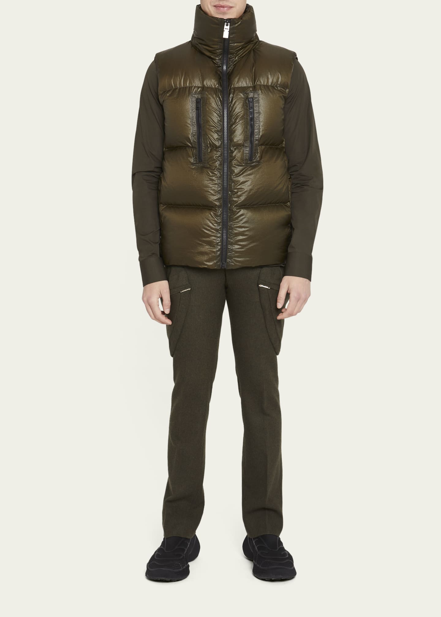 Givenchy Men's Quilted Puffer Vest - Bergdorf Goodman
