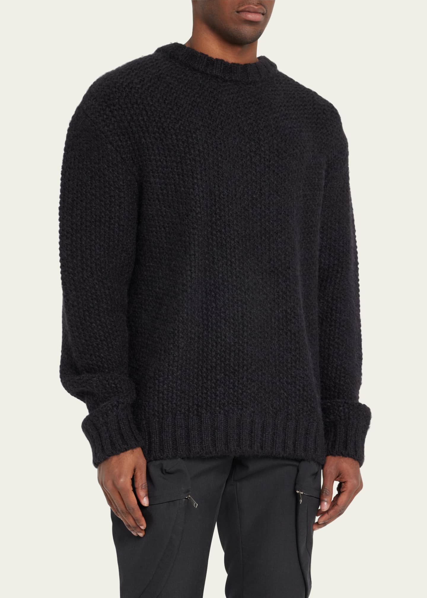 Givenchy Men's Oversized Balaclava Sweater - Bergdorf Goodman