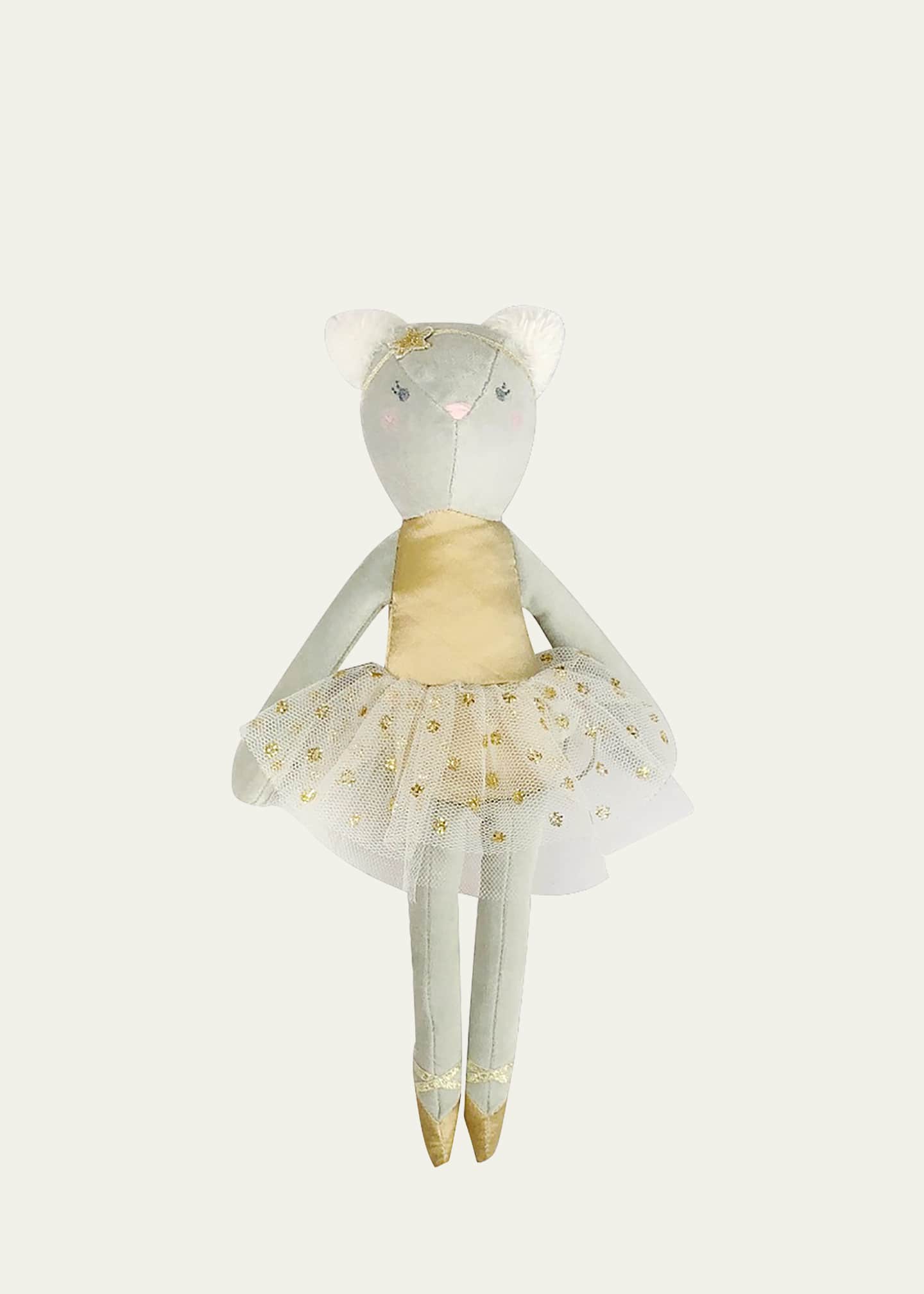 Albetta Cotton Velvet Ballerina Mouse Doll - Bergdorf Goodman