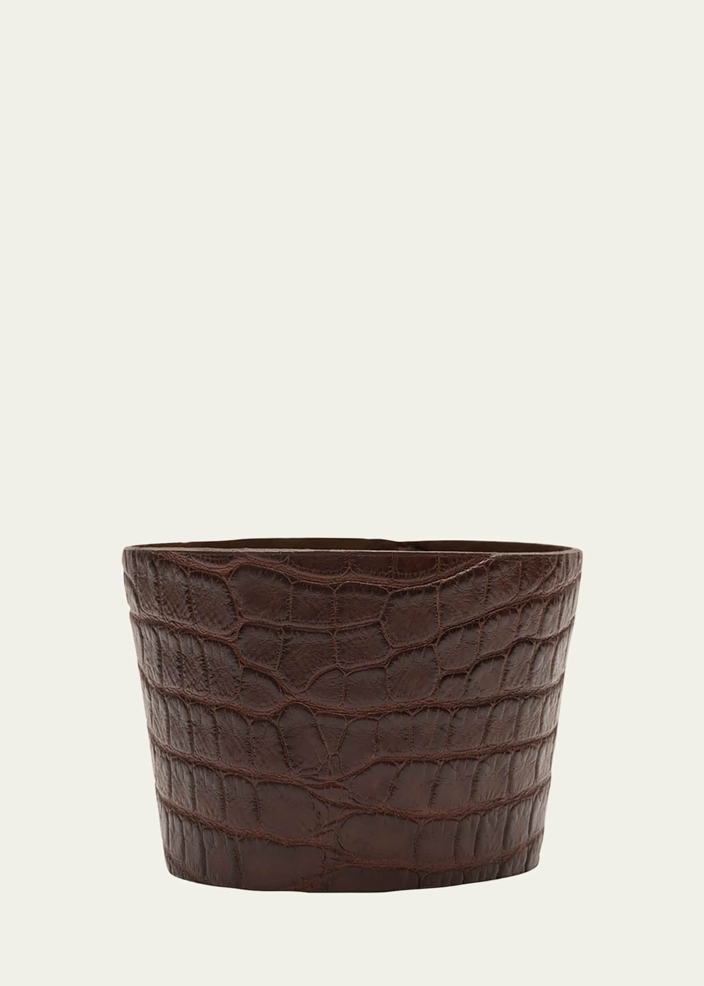 Abas Men's Matte Alligator Leather Cup Sleeve - Bergdorf Goodman