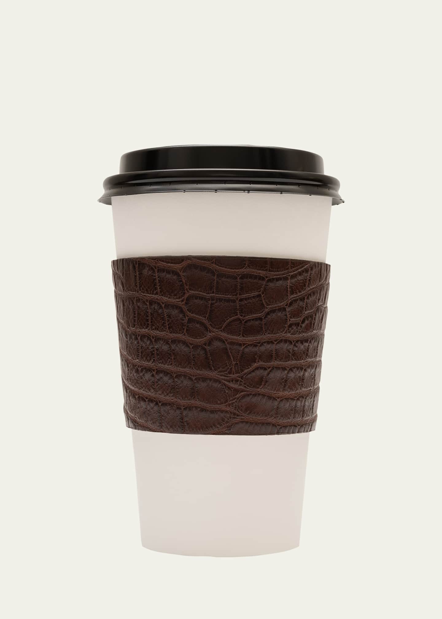 Abas Men's Matte Alligator Leather Cup Sleeve - Bergdorf Goodman