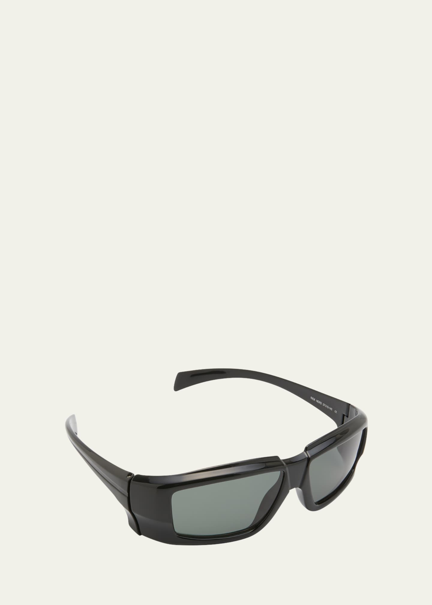 Rick Owens Men's Rick Wrap-Around Sunglasses - Bergdorf Goodman