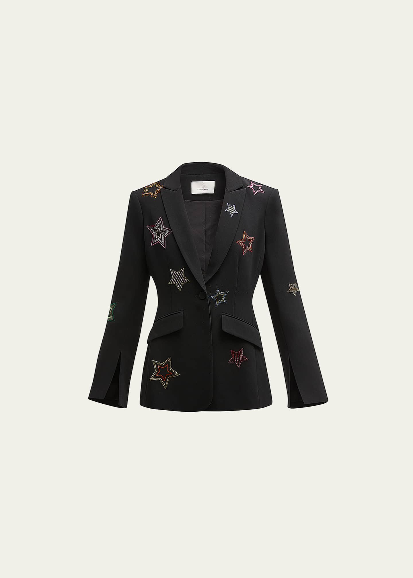 Cinq a Sept Cheyenne Multicolor Rhinestone Star Blazer - Bergdorf Goodman