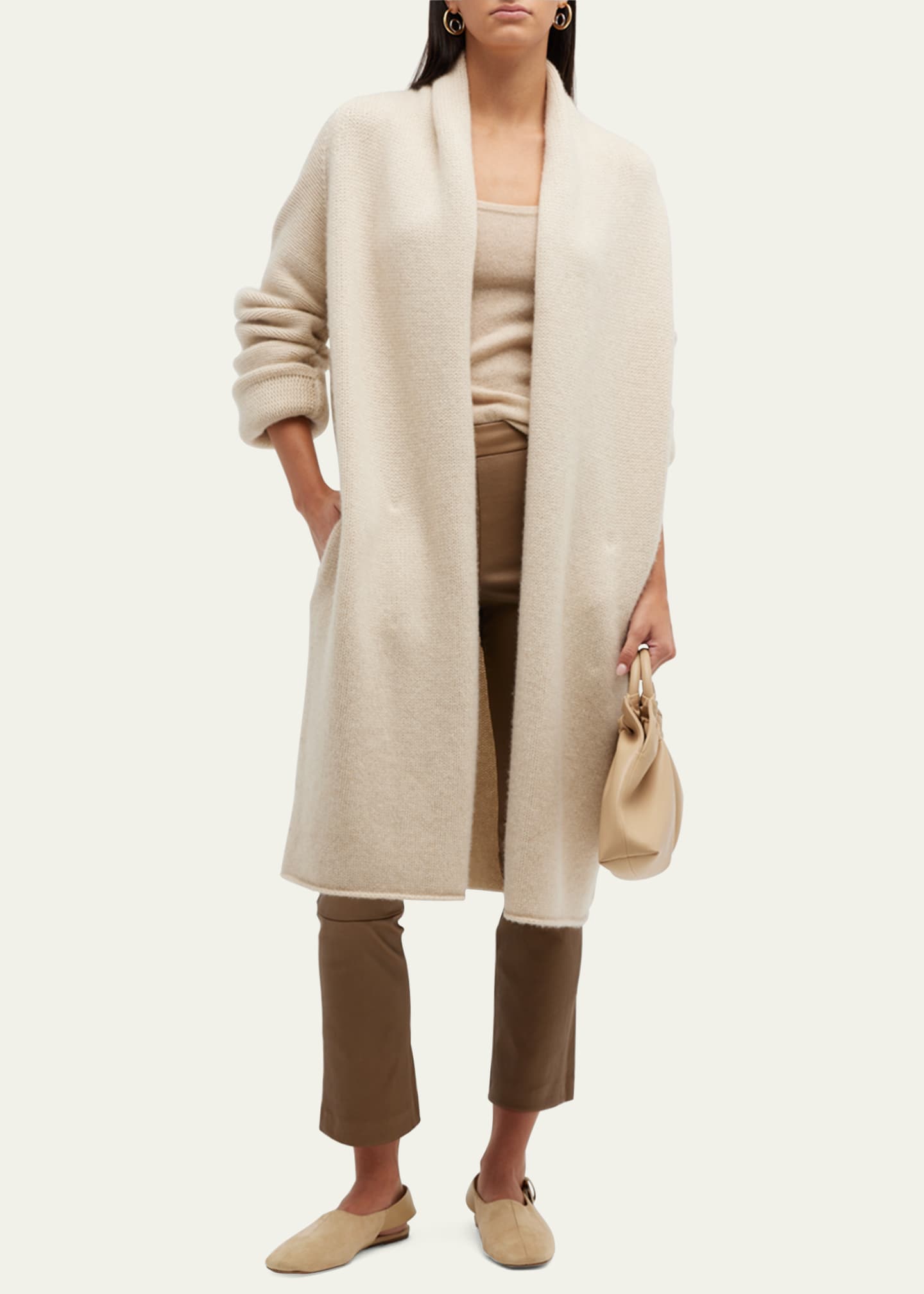 Vince Draped Open-Front Cardigan - Bergdorf Goodman