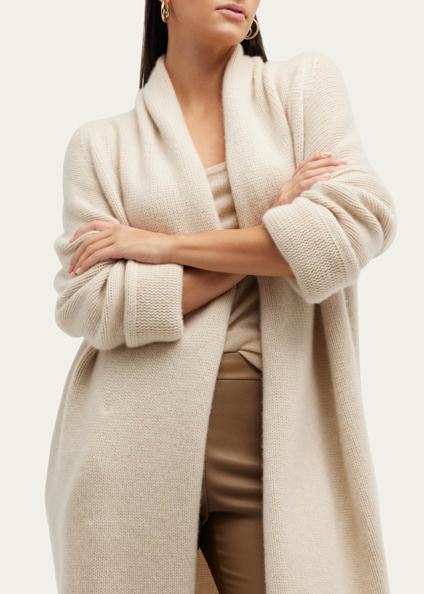 Vince Draped Open-Front Cardigan - Bergdorf Goodman