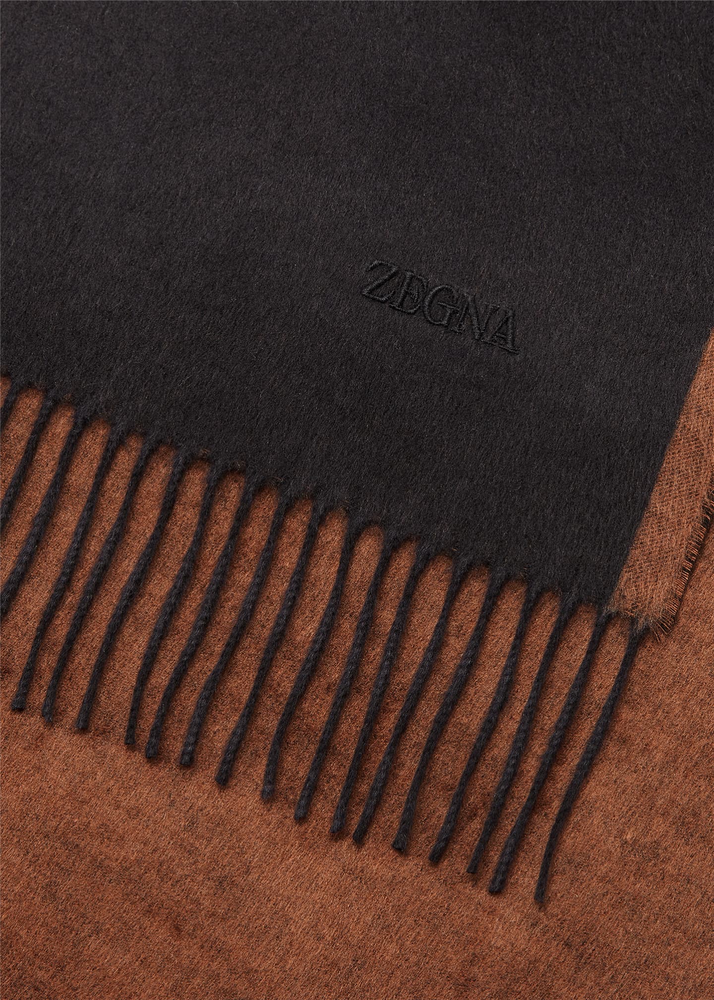 ZEGNA Men's Bicolor Silk Scarf - Bergdorf Goodman
