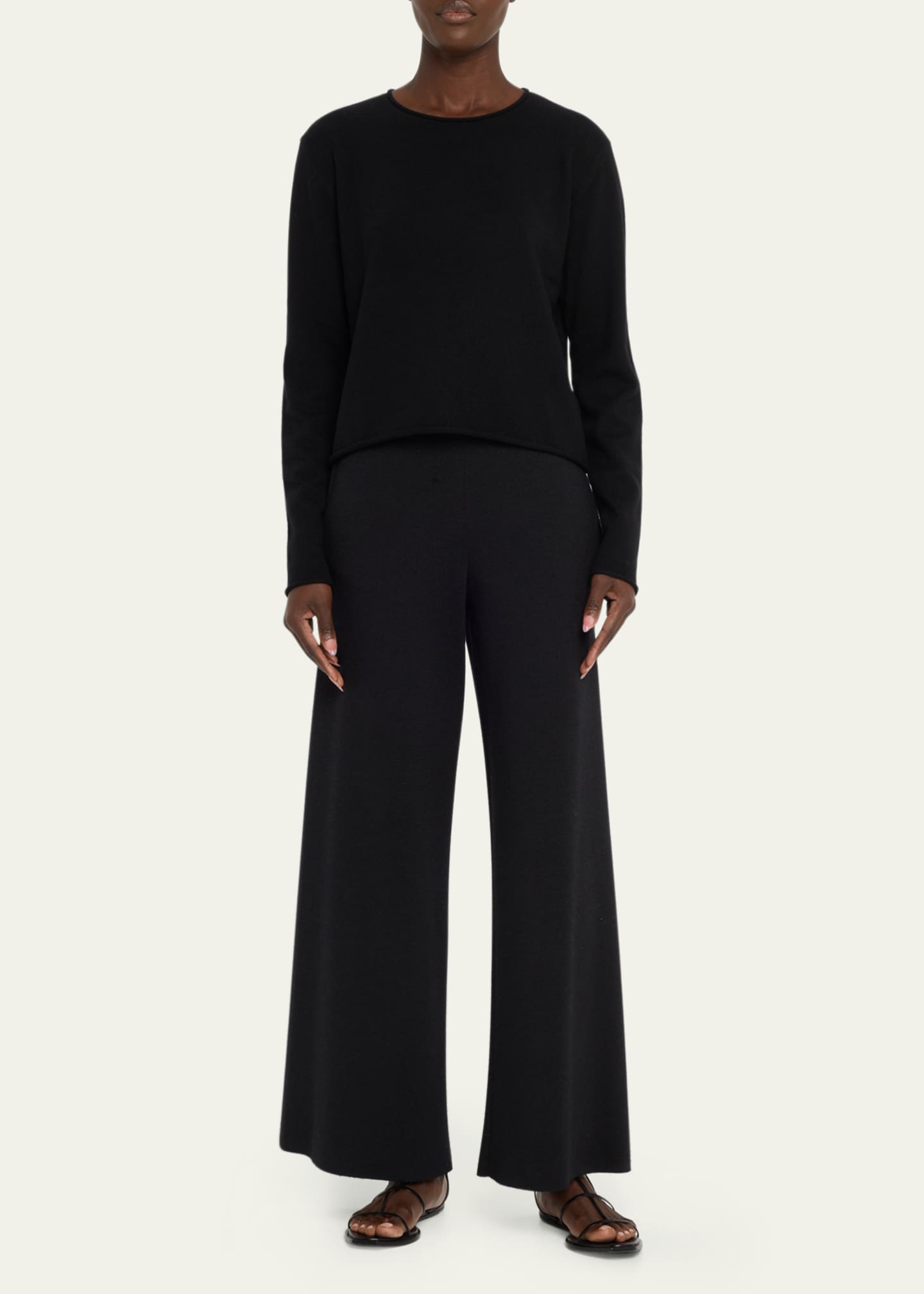Lisa Yang The Ida Cashmere Crewneck Sweater - Bergdorf Goodman
