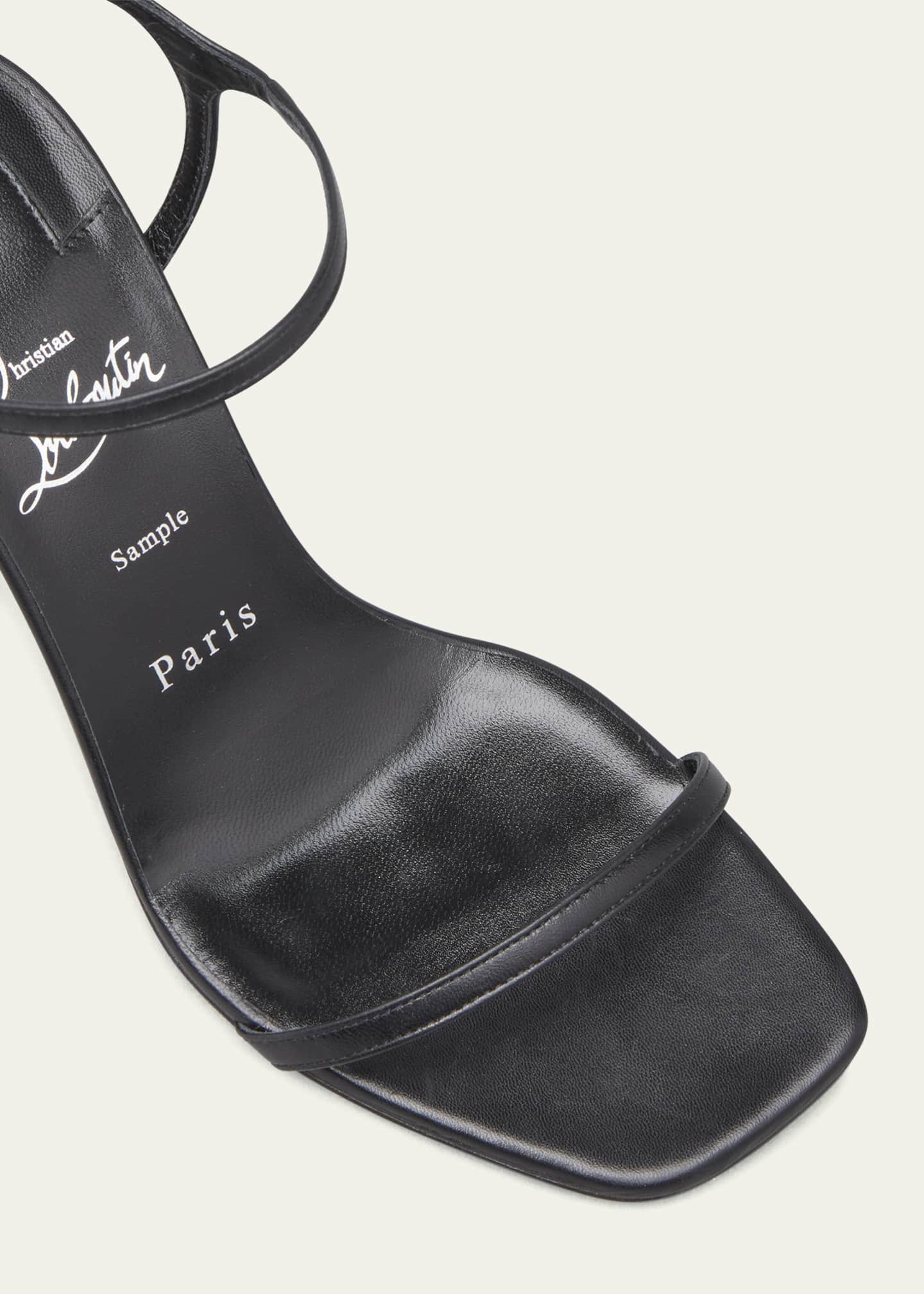 Christian Louboutin Condora Ankle-Strap Red Sole Sandals - Bergdorf Goodman