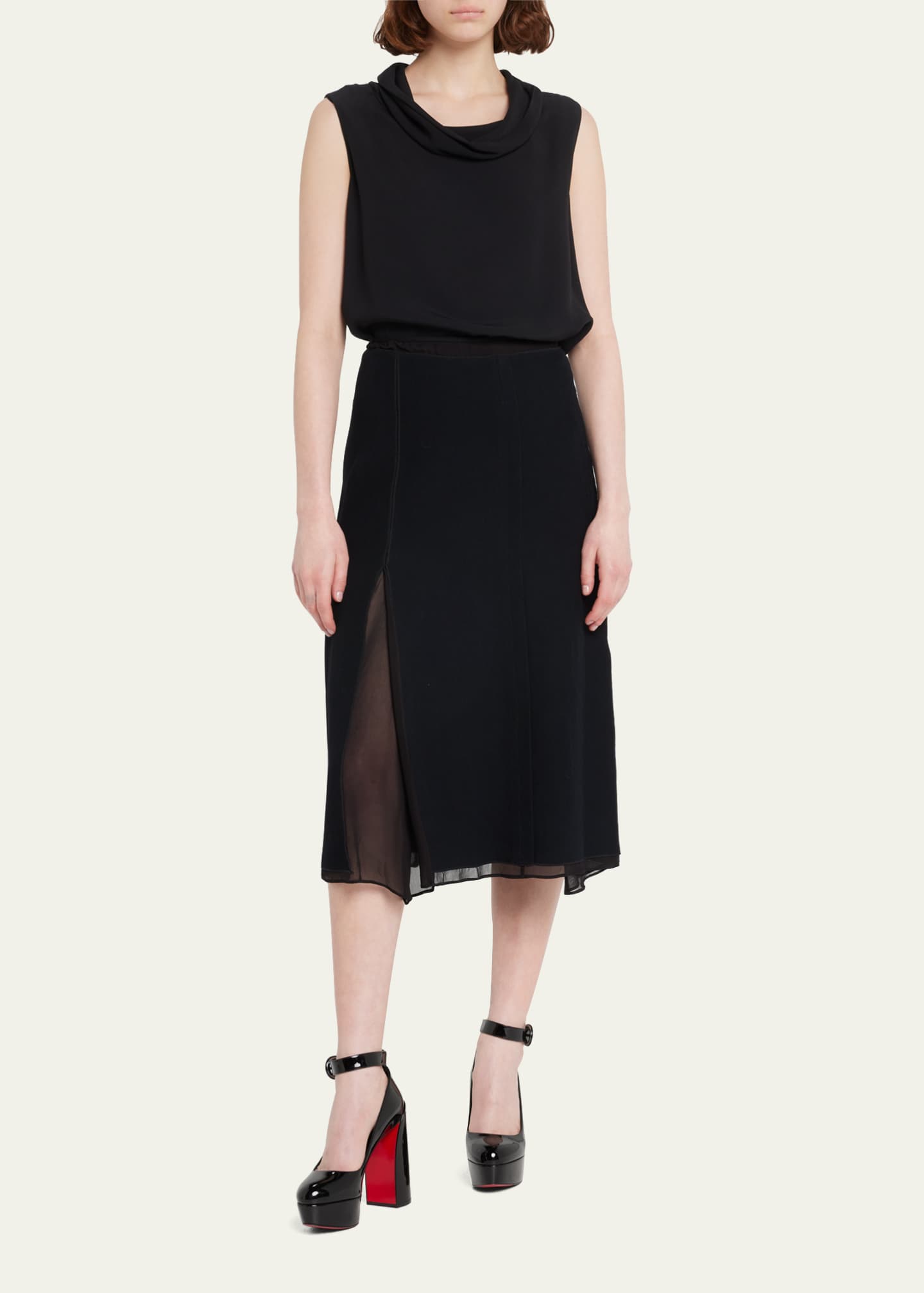 Christian Louboutin Movida Patent Ankle-Strap Red Sole Pumps - Bergdorf ...