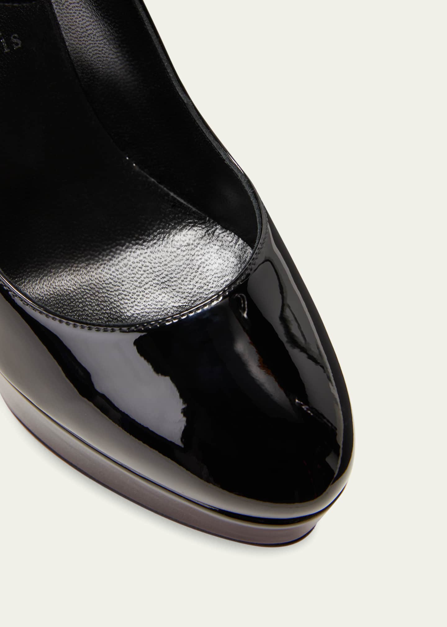 Christian Louboutin Movida Patent Ankle-Strap Red Sole Pumps - Bergdorf ...