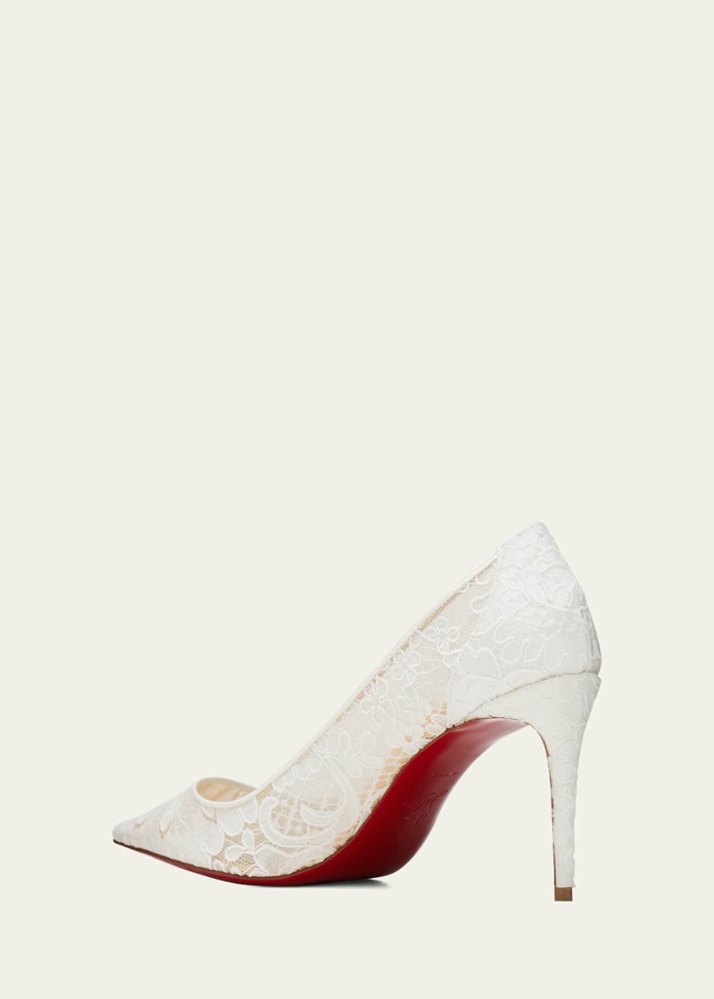 Christian Louboutin Mariee Lace Red Sole Stiletto Pumps - Bergdorf Goodman