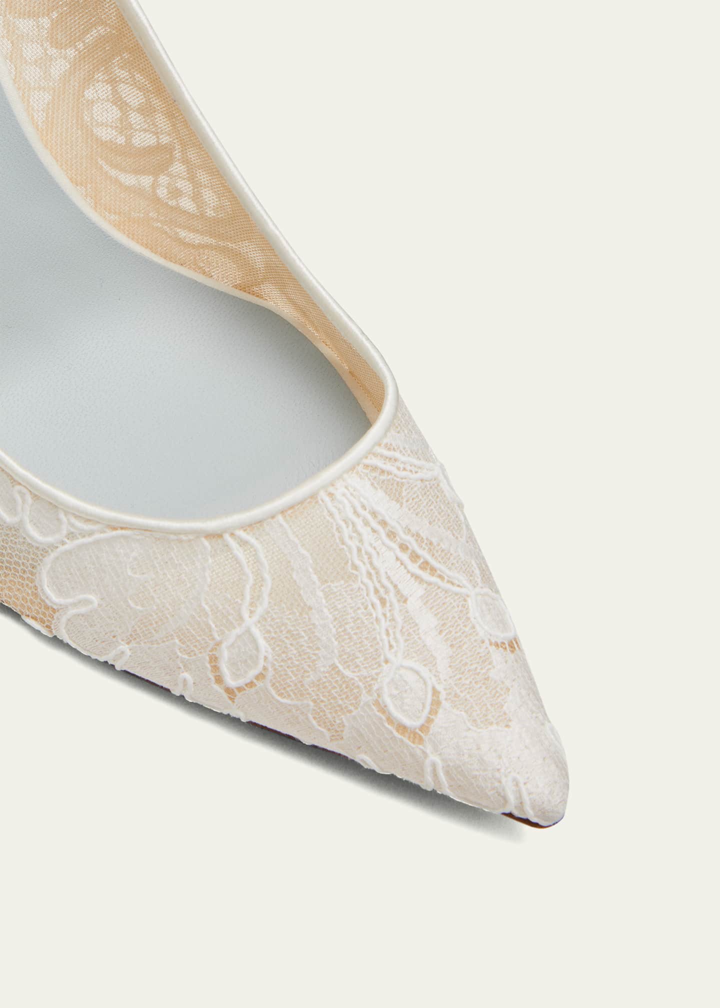 Christian Louboutin Mariee Lace Red Sole Stiletto Pumps - Bergdorf Goodman