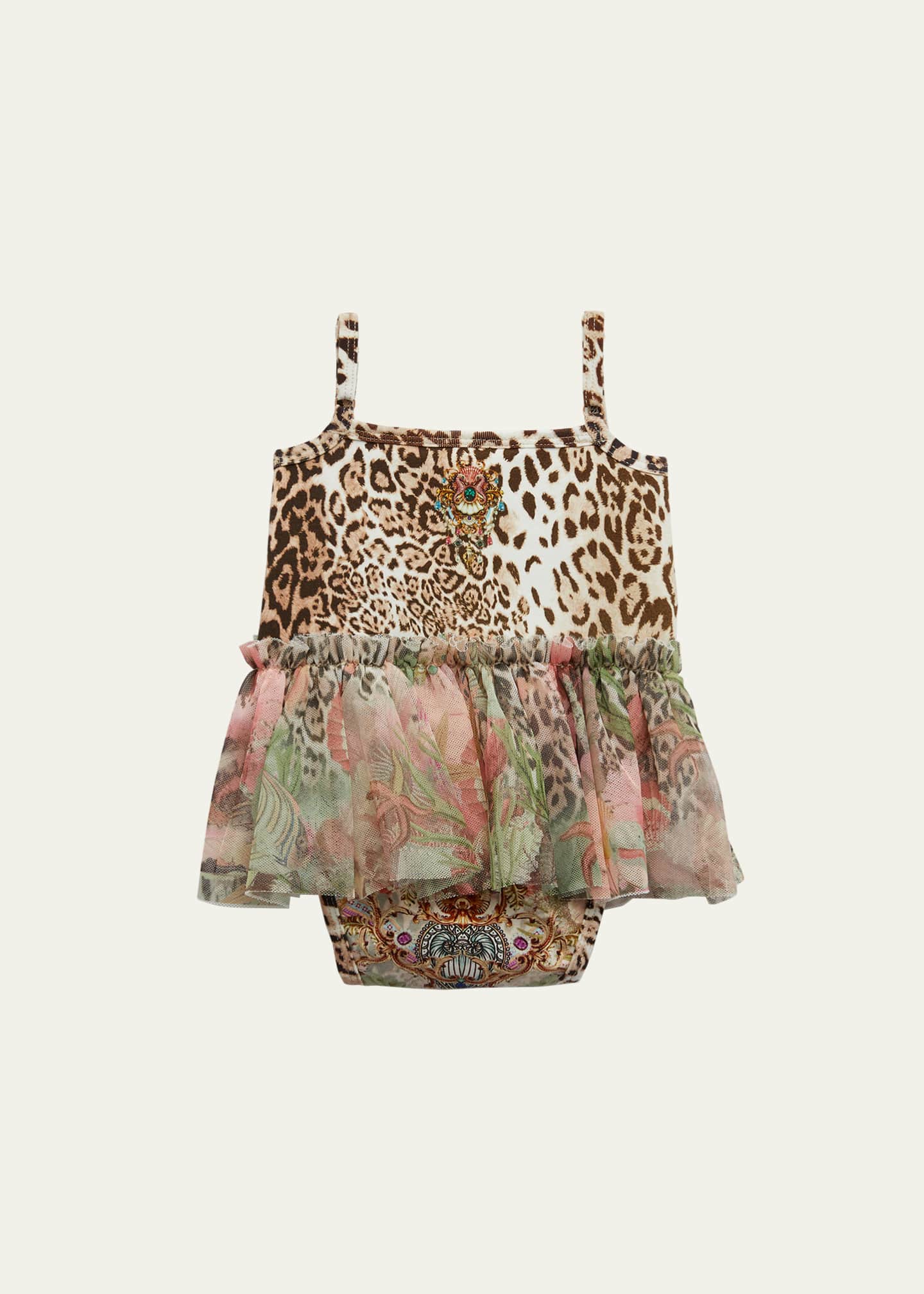 Camilla Girl's Seahorse Sonnet Tutu Dress, Size 3M-18M - Bergdorf Goodman