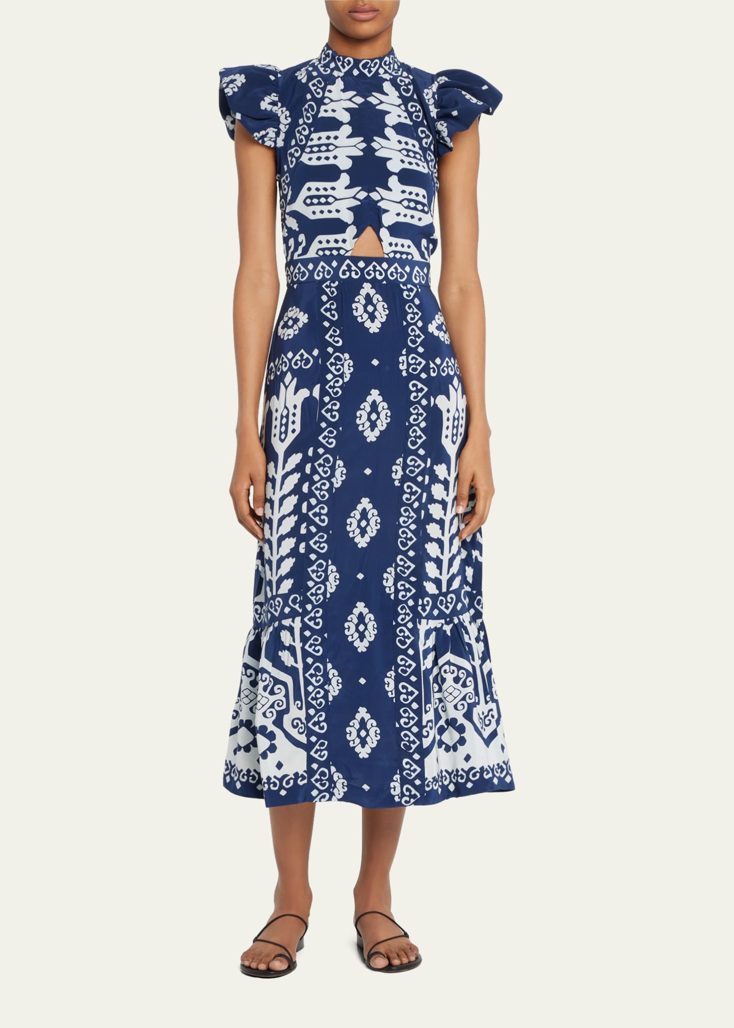 Sea Sonia Printed High-Neck Maxi Dress - Bergdorf Goodman