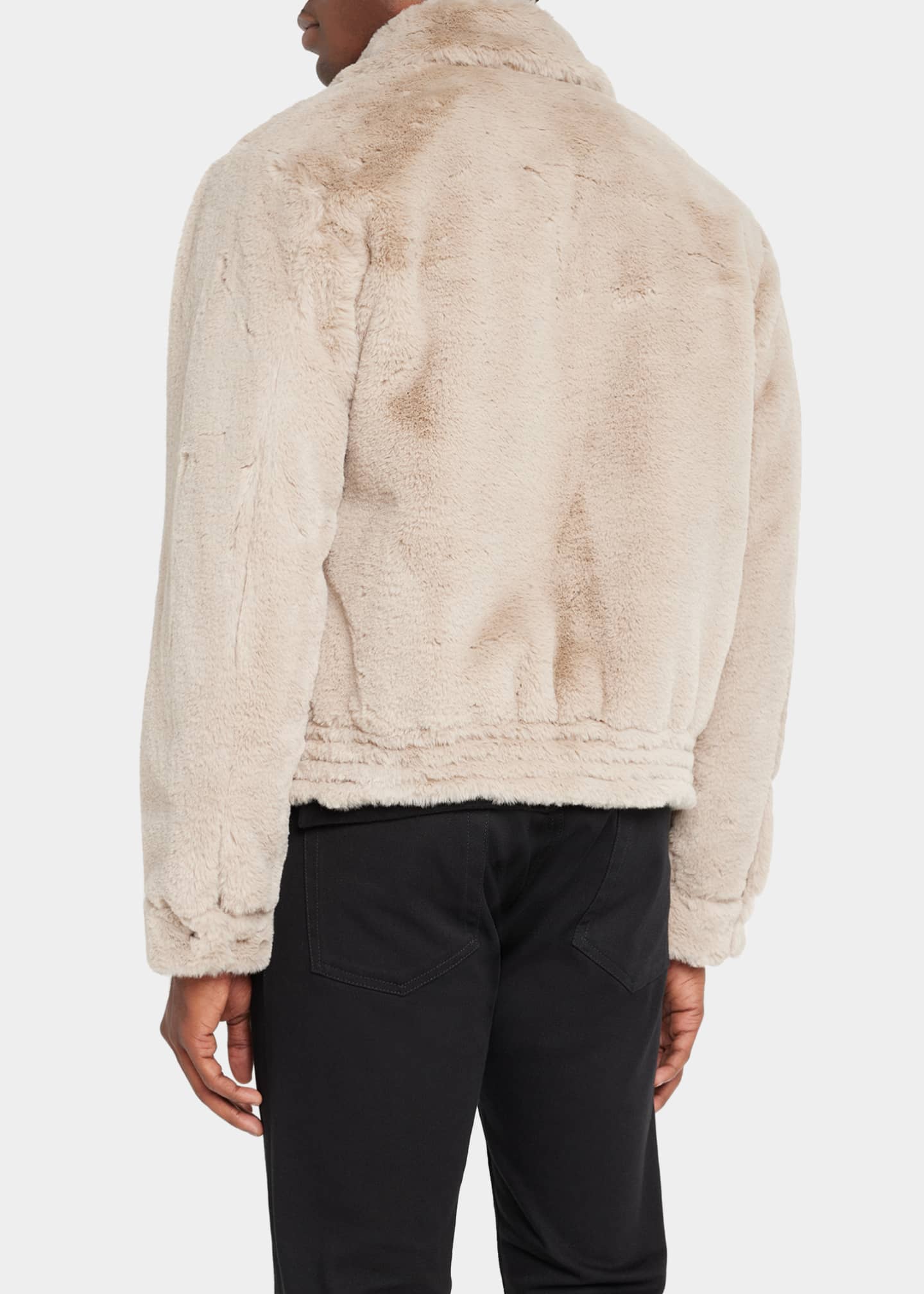 Amiri Men's Faux-Fur Zip Blouson Jacket - Bergdorf Goodman