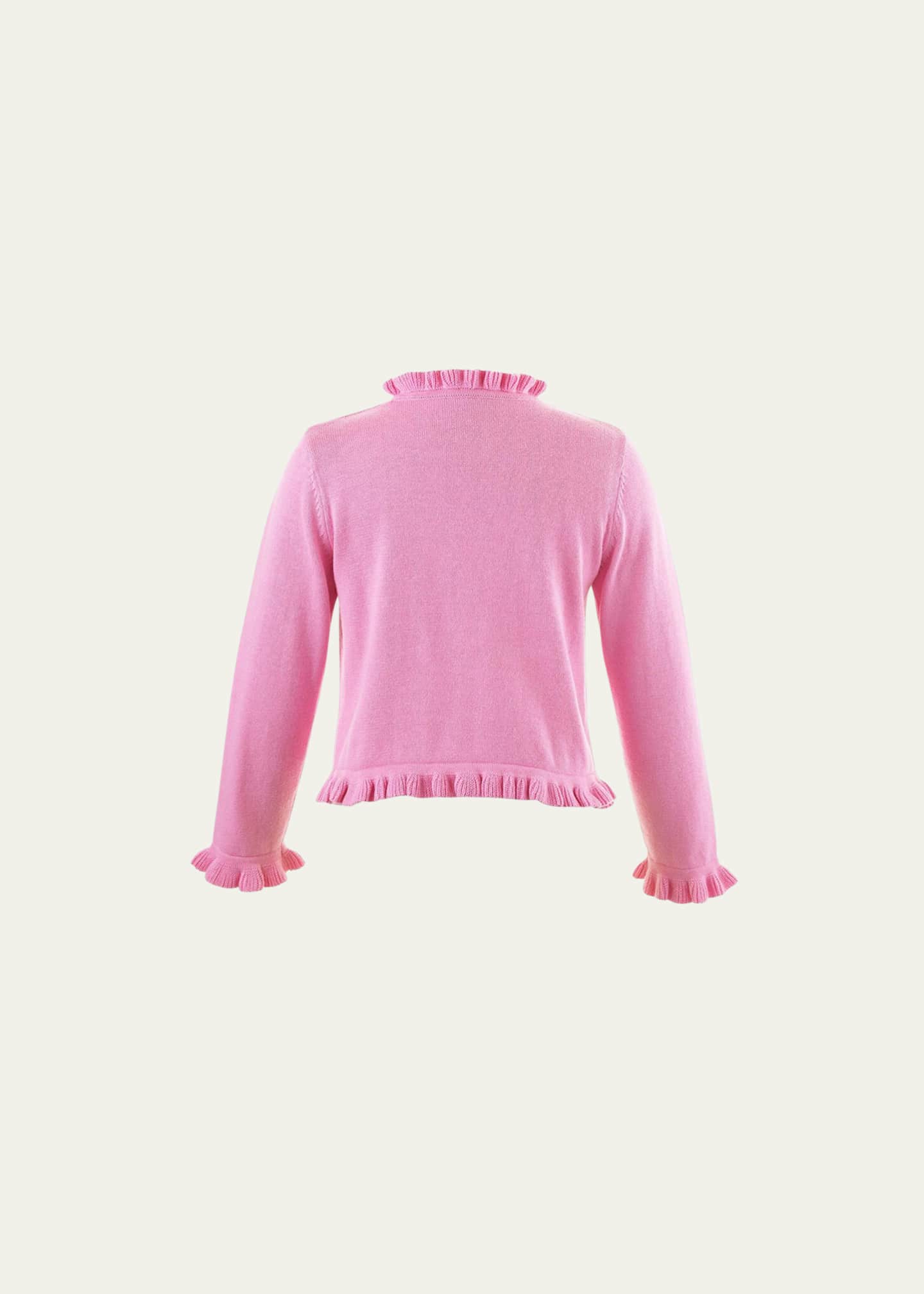 Rachel Riley Girl's Frill Cardigan, Size 2-10 - Bergdorf Goodman