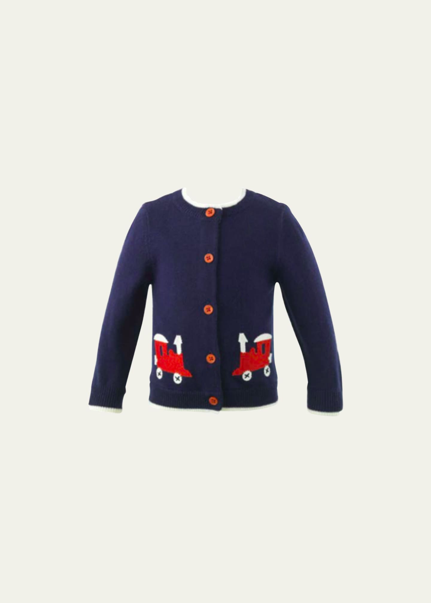 Rachel Riley Boy's Train Intarsia Cardigan, Size Newborn-12M - Bergdorf ...