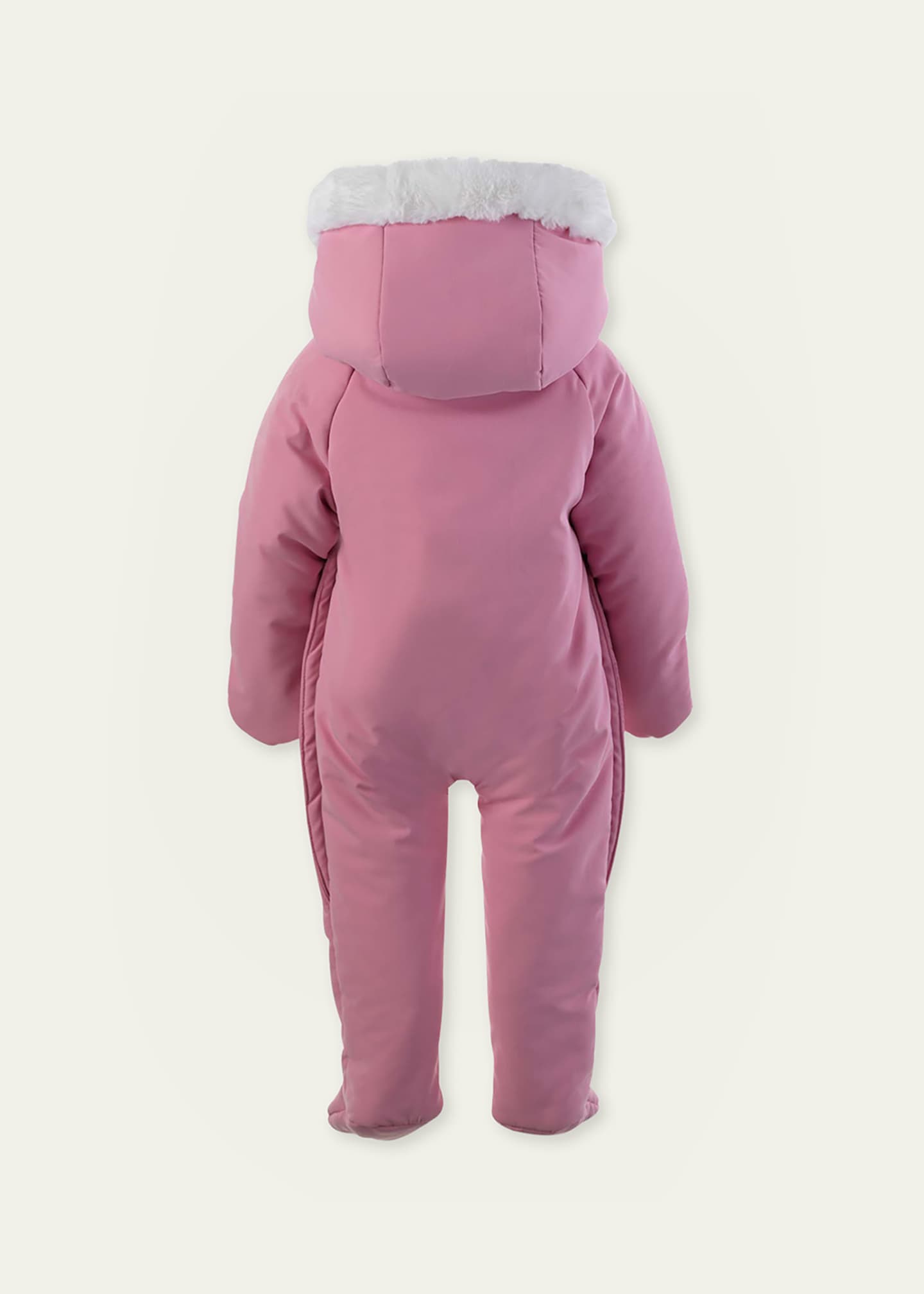 Rachel Riley Girl's Faux Fur Padded Snowsuit, Size Newborn-12M ...