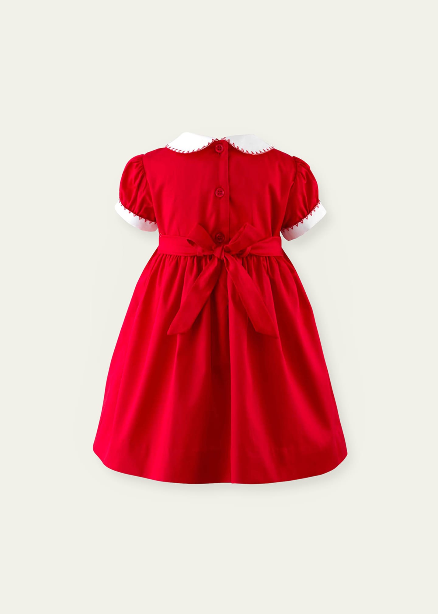 Rachel Riley Girl's Smocked Festive Dress W/ Bloomers, Size 6M-24M ...