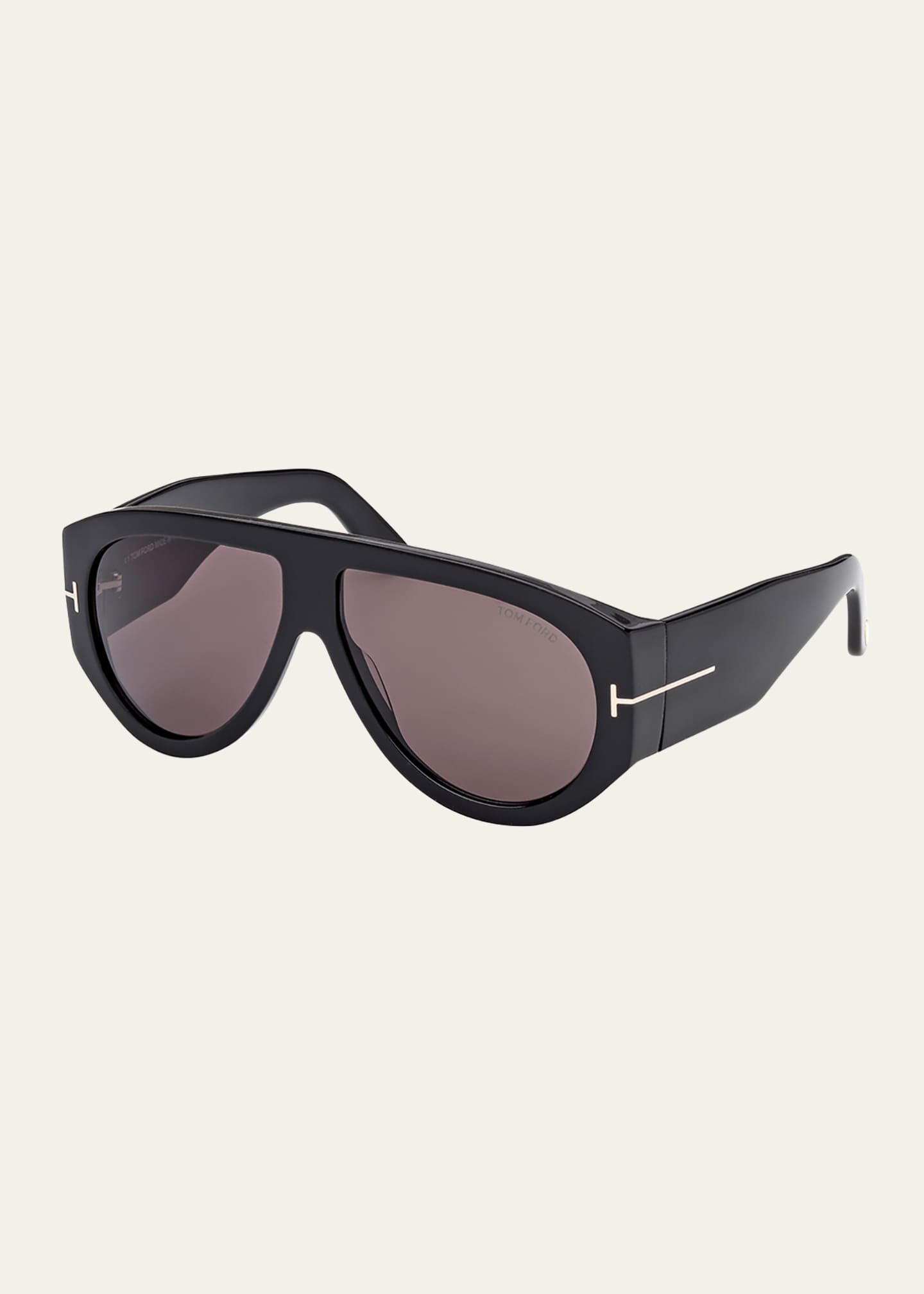 TOM FORD Men's Bronson T-Logo Shield Sunglasses - Bergdorf Goodman