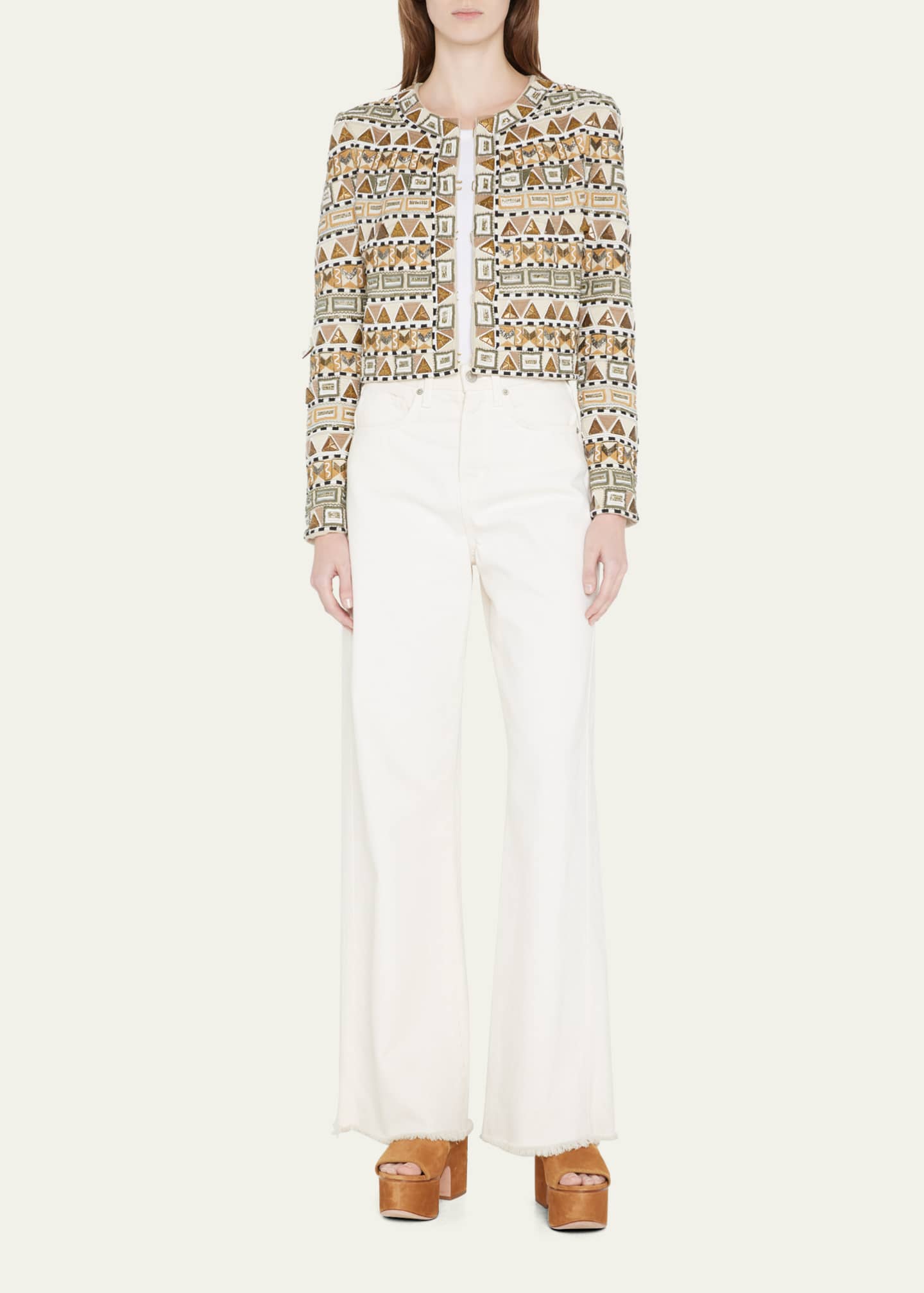 Veronica Beard Daryl Embroidered Jacket - Bergdorf Goodman