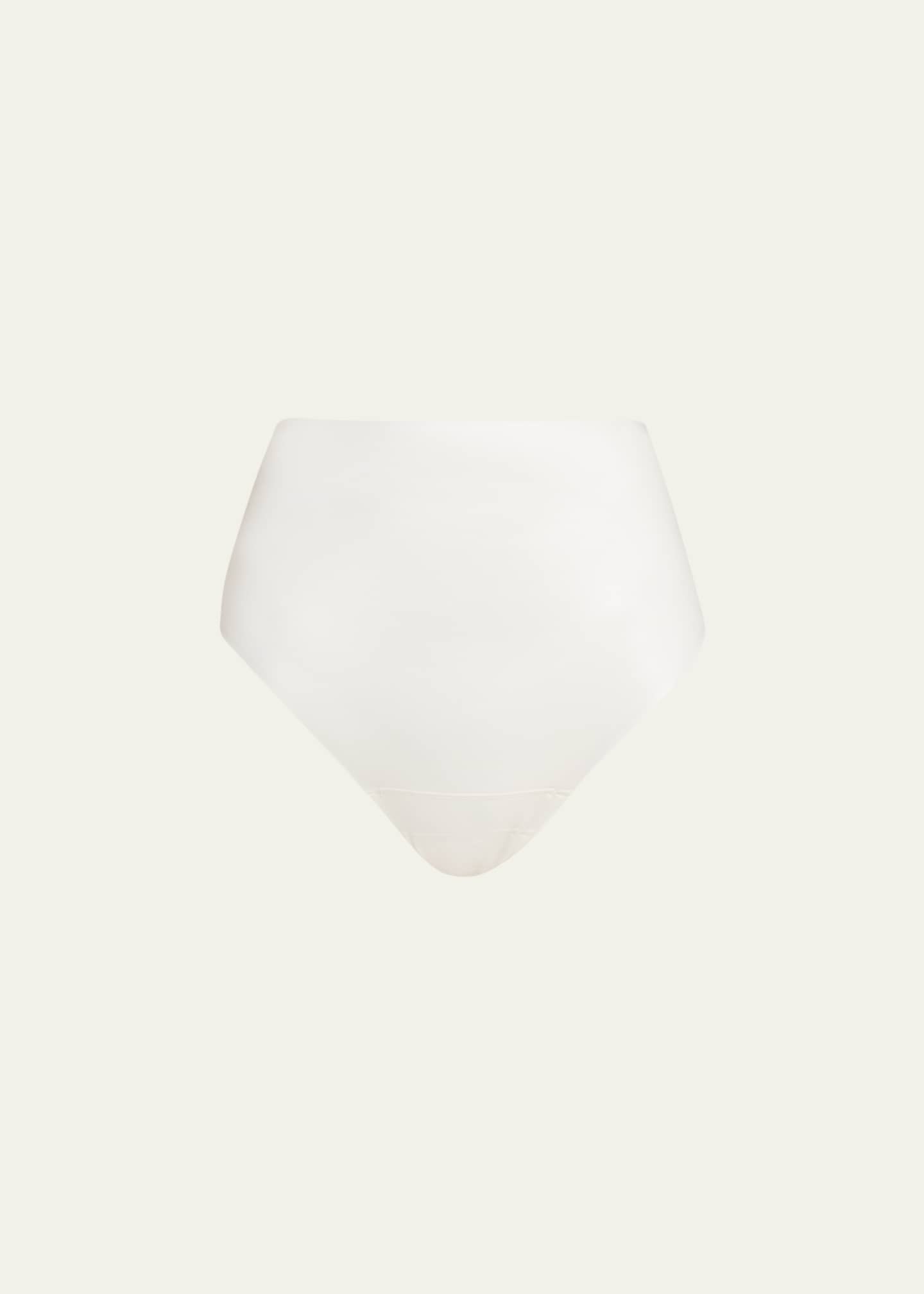 Spanx High-Rise Shaping Satin Thong - Bergdorf Goodman
