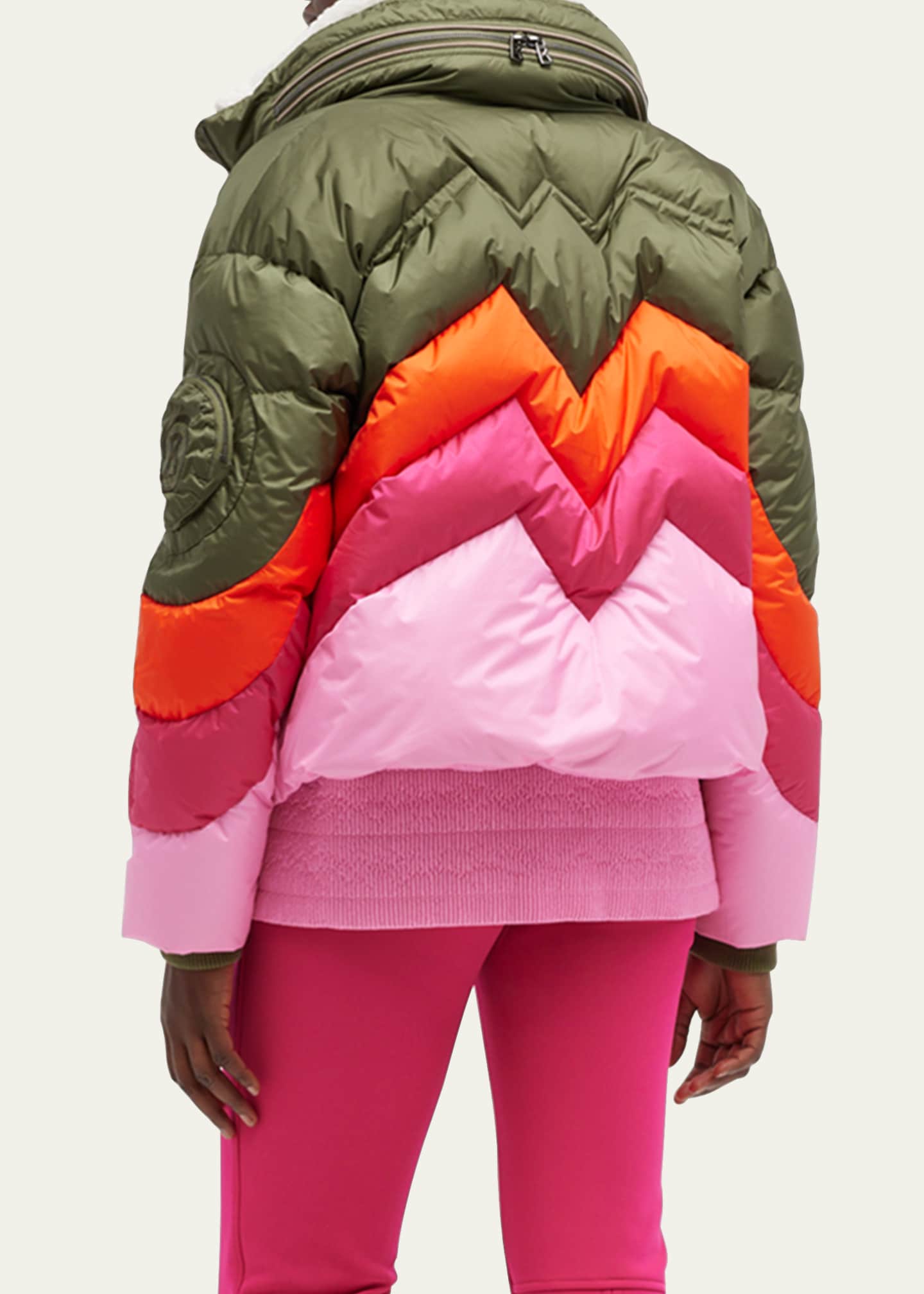 Bogner Vanja Colorblock Puffer Jacket - Bergdorf Goodman