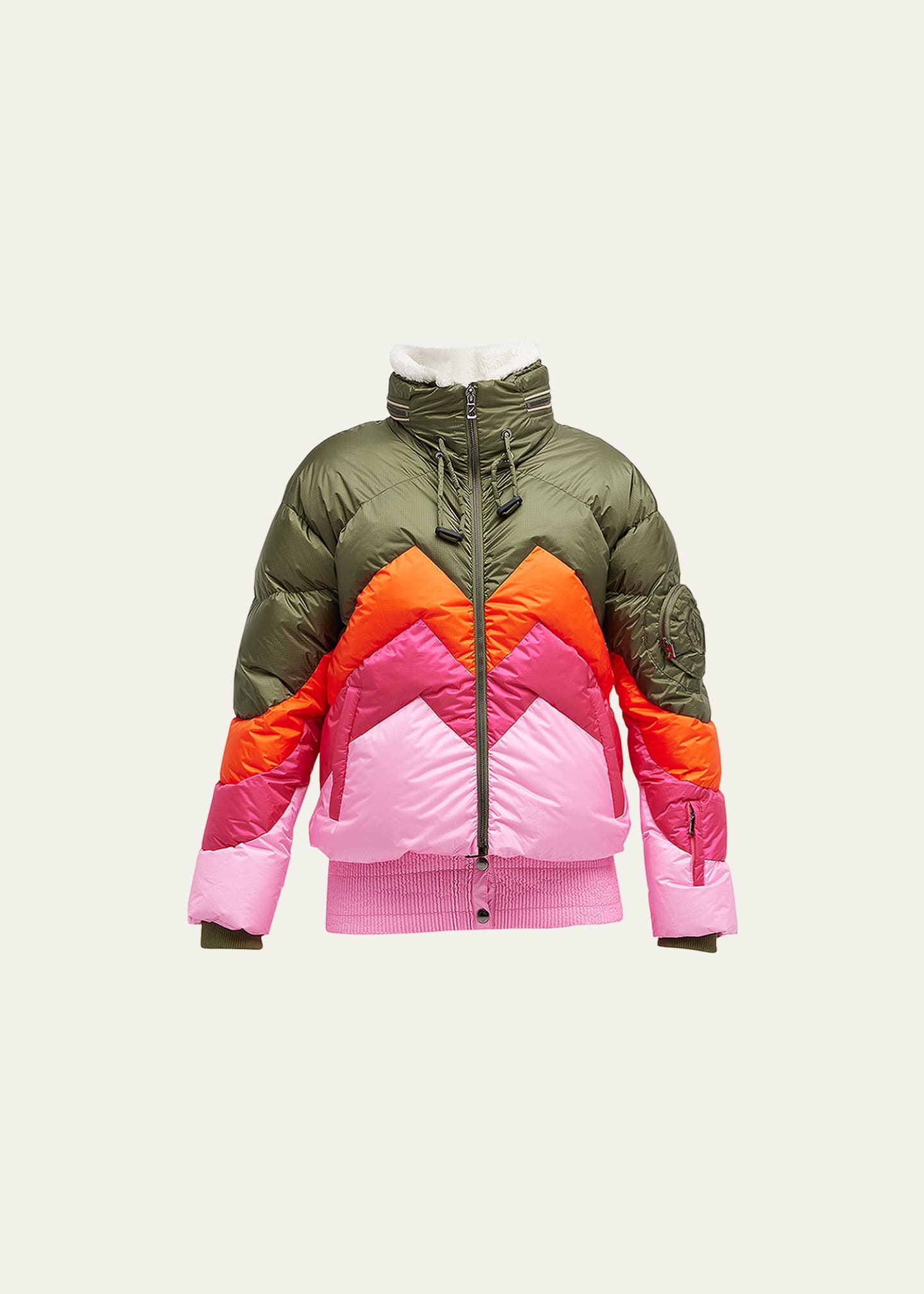 Bogner Vanja Colorblock Puffer Jacket - Bergdorf Goodman