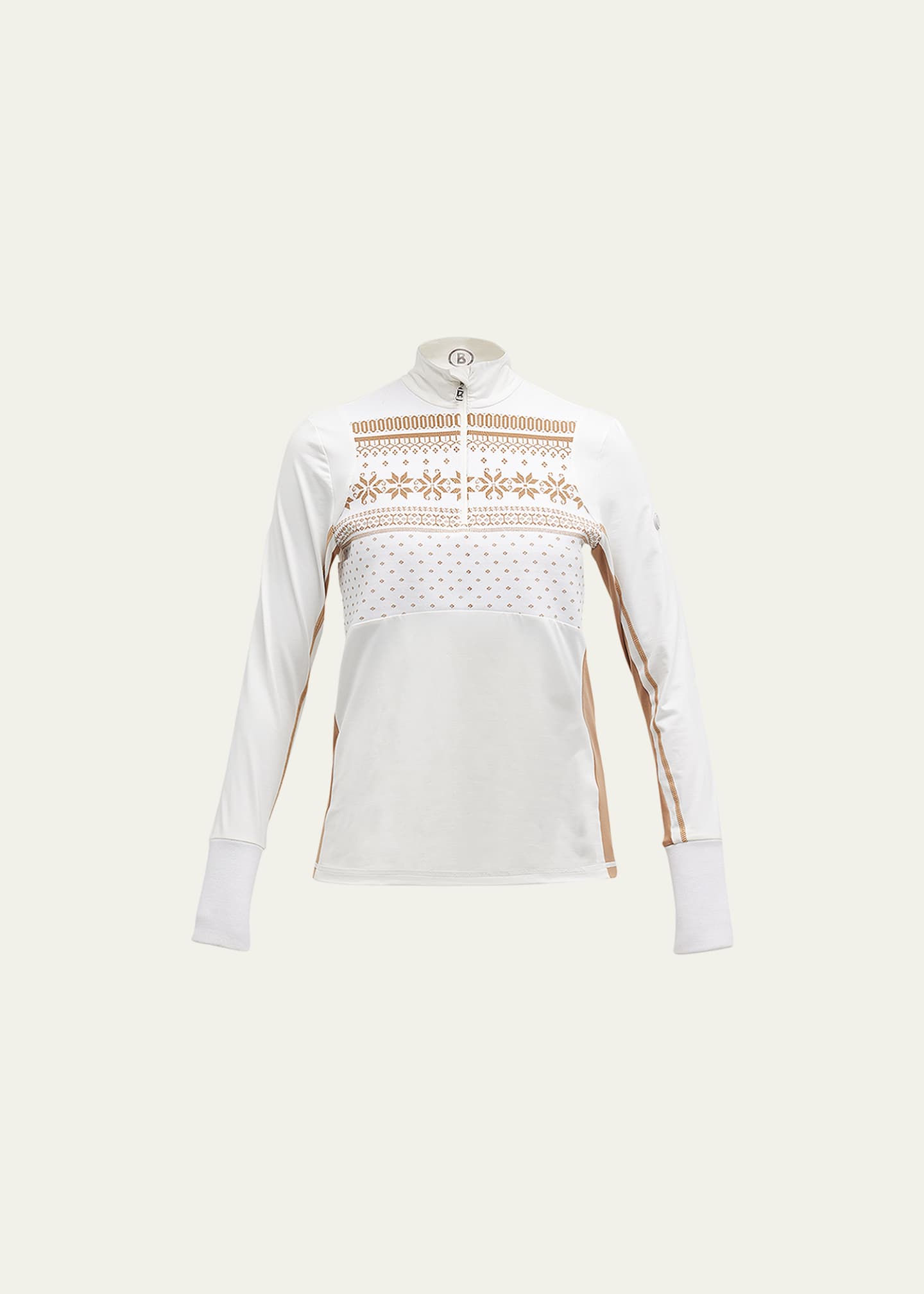 Bogner Jorina Jacquard Quarter-Zip Jacket - Bergdorf Goodman