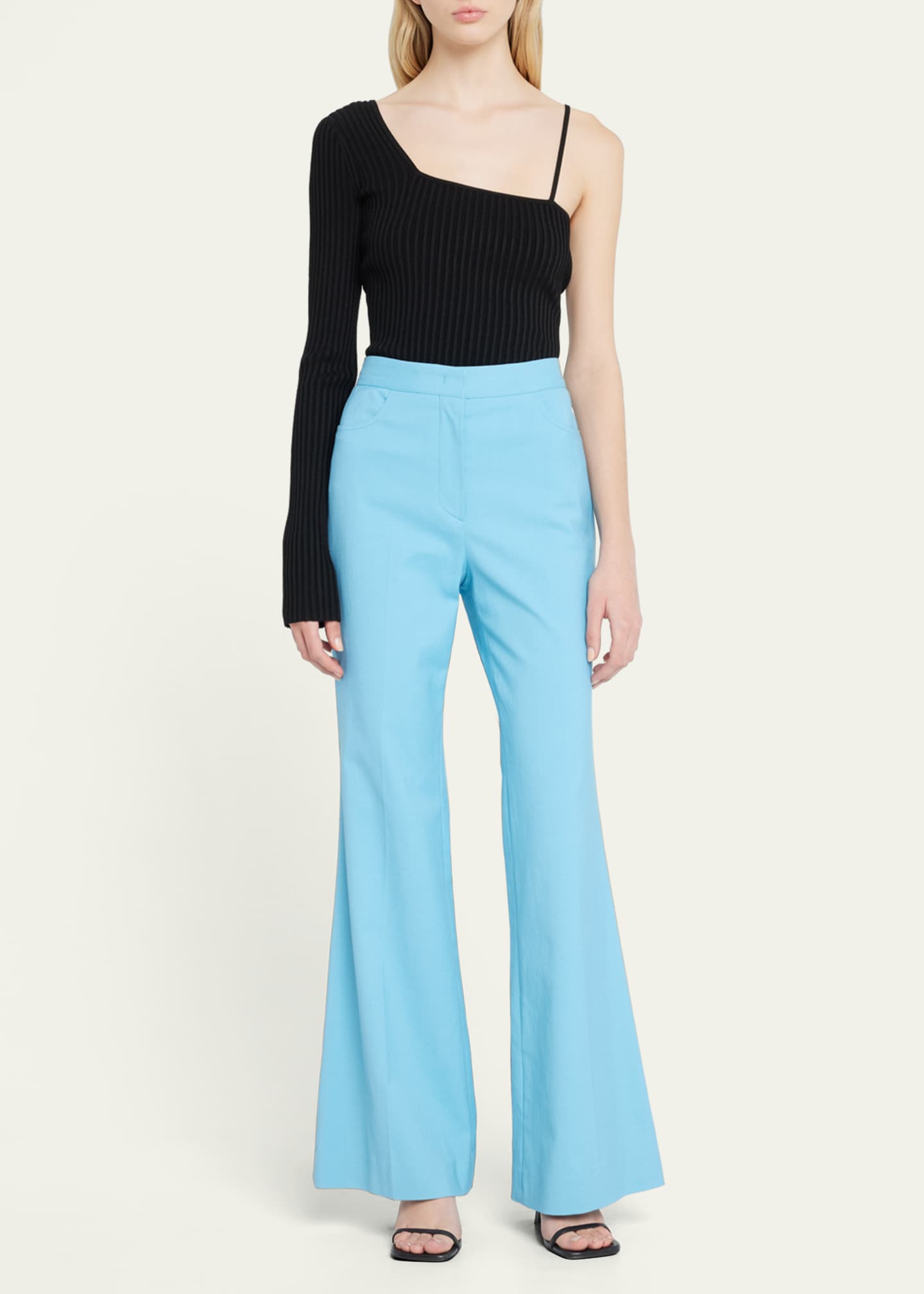 RECTO Costa Low-Rise Flared Pants - Bergdorf Goodman