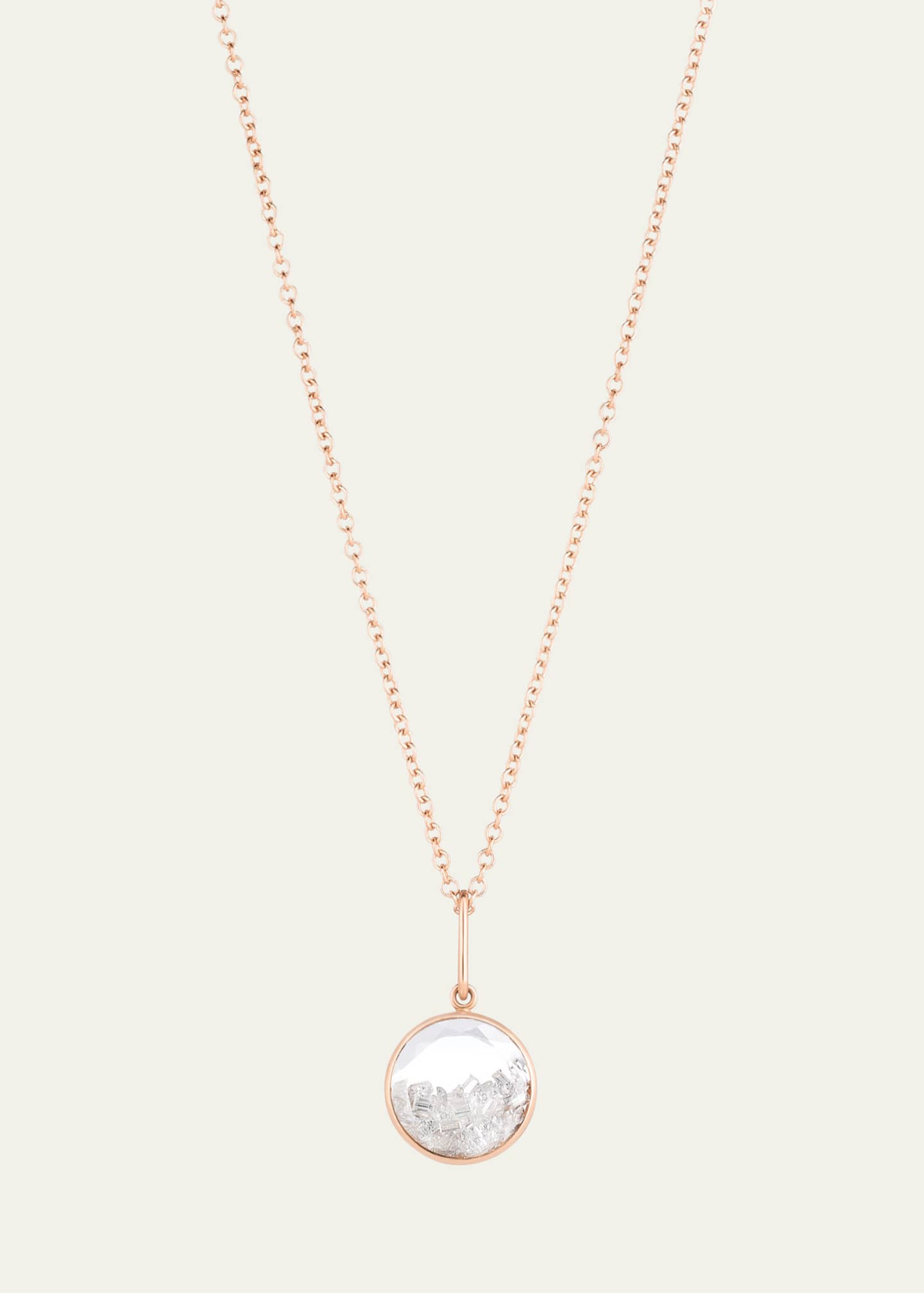 Moritz Glik Core Twelve Diamond Shaker Pendant in 18k Pink Gold ...