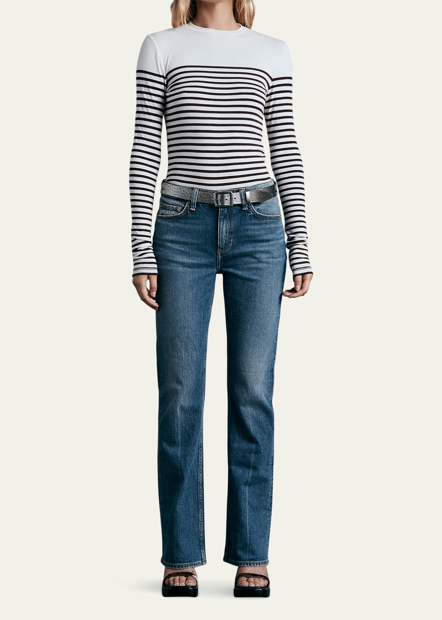 Rag & Bone Peyton Mid-Rise Bootcut Jeans - Bergdorf Goodman