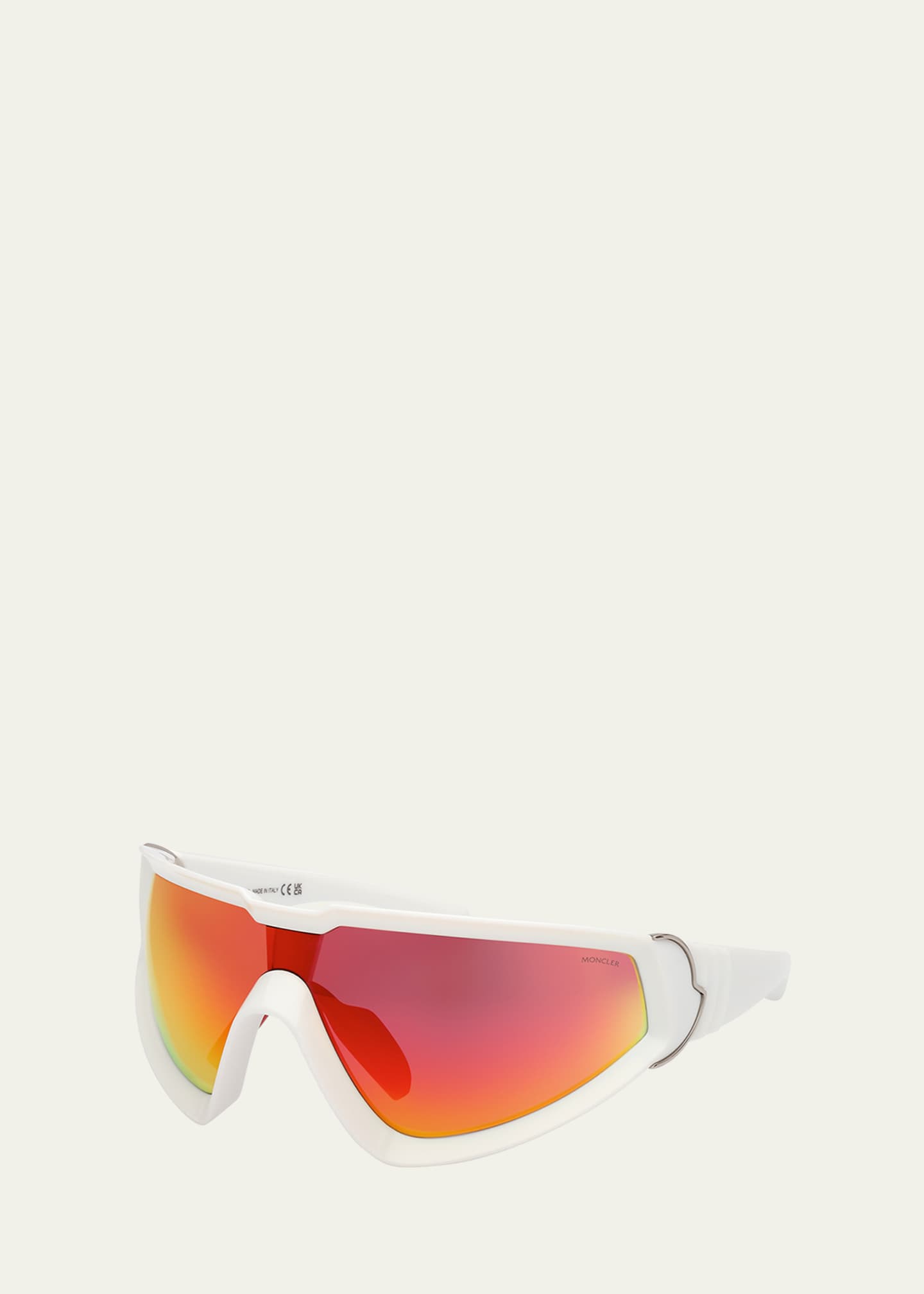 Moncler Lunettes Wrapid Injection Plastic Aviator Sunglasses - Bergdorf ...