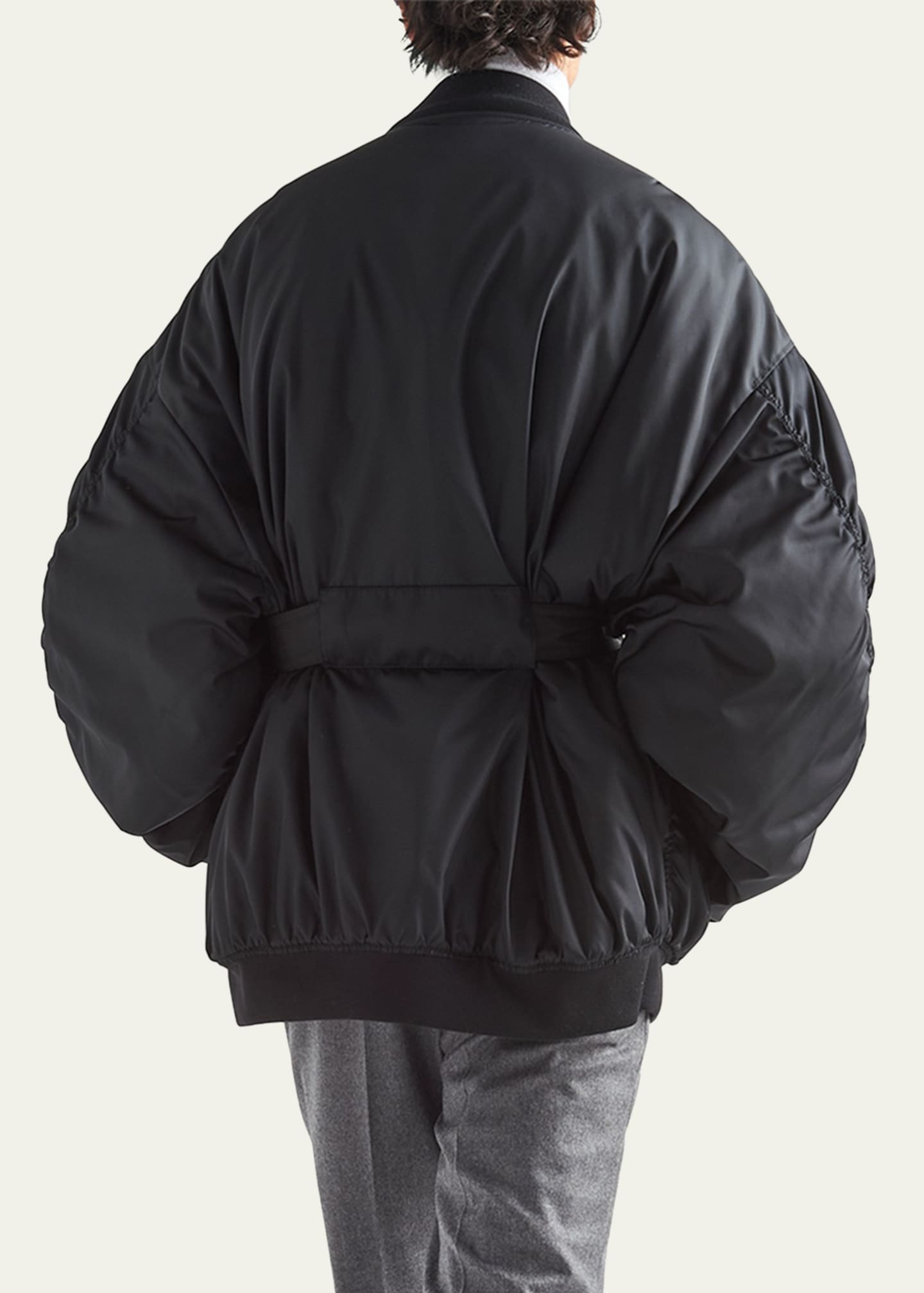 Prada Men's Oversized Re-Nylon Bomber Jacket - Bergdorf Goodman