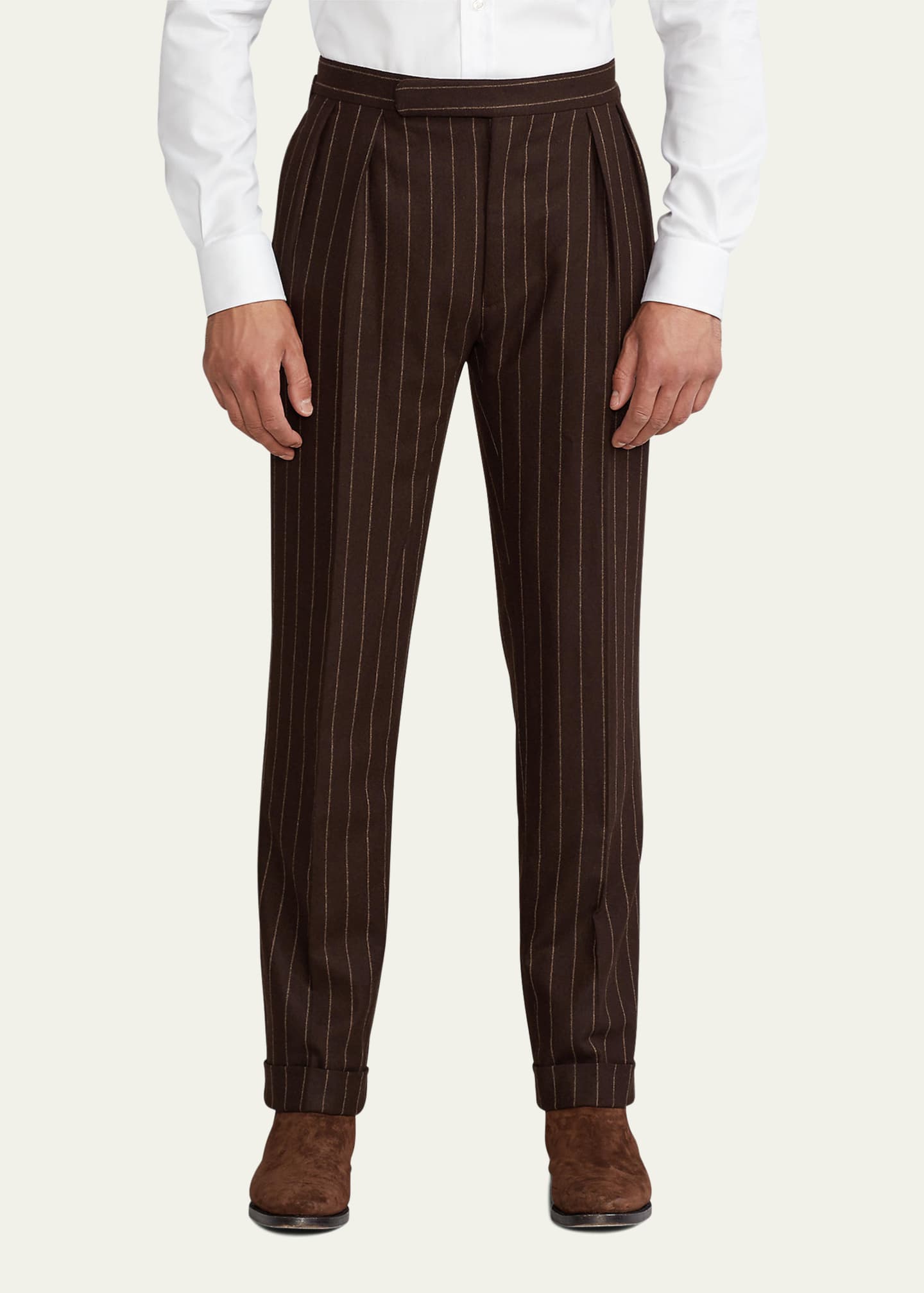 Ralph Lauren Purple Label Men's Kent Double-Breasted Pinstripe Suit ...