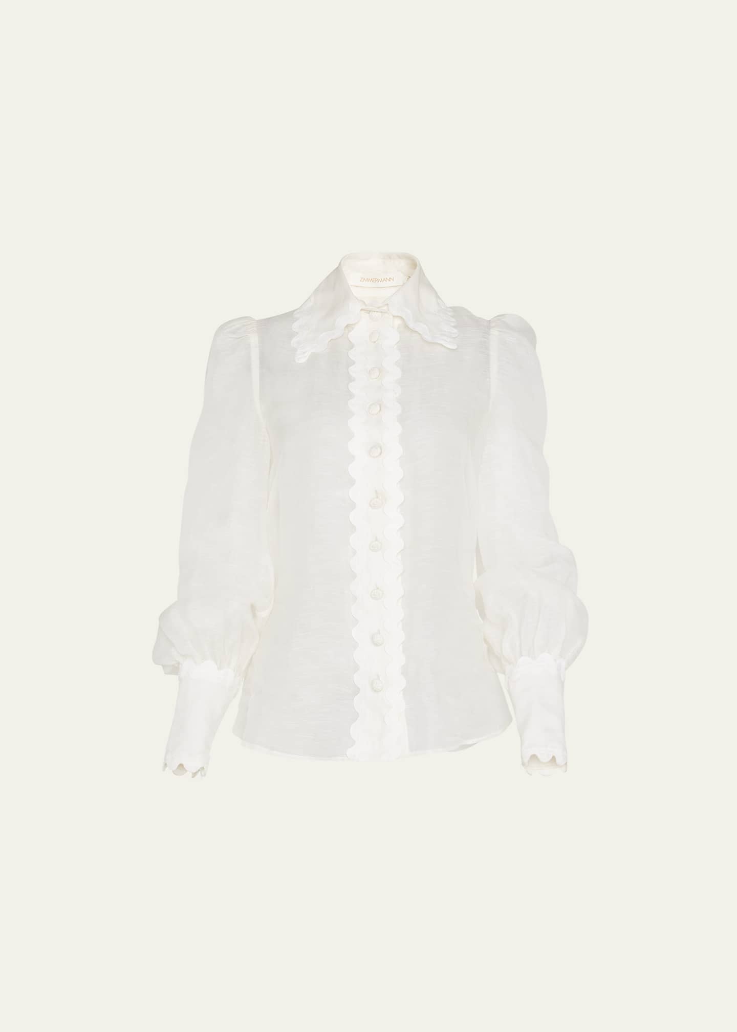 Zimmermann High Tide Ric Rac Top - Bergdorf Goodman