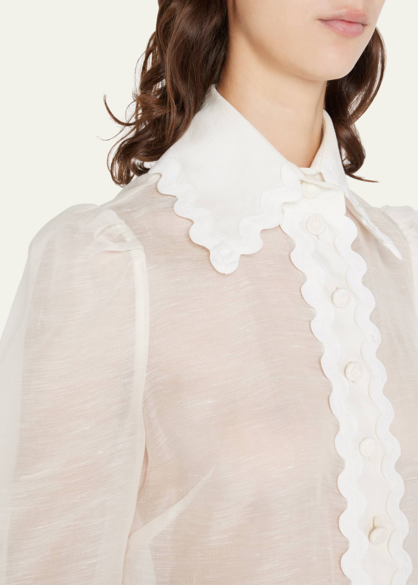 Zimmermann High Tide Ric Rac Top - Bergdorf Goodman