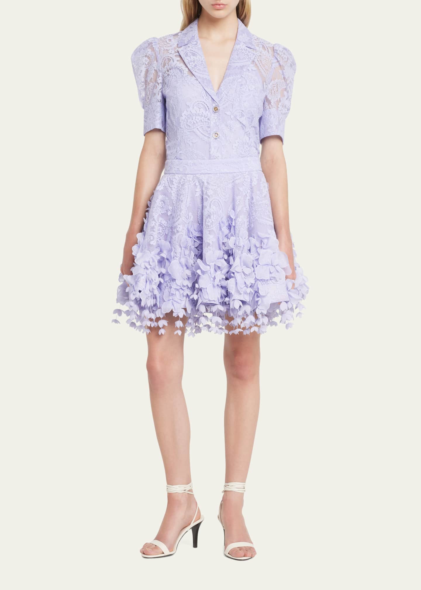 Zimmermann High Tide Lace Flip Mini Skirt - Bergdorf Goodman