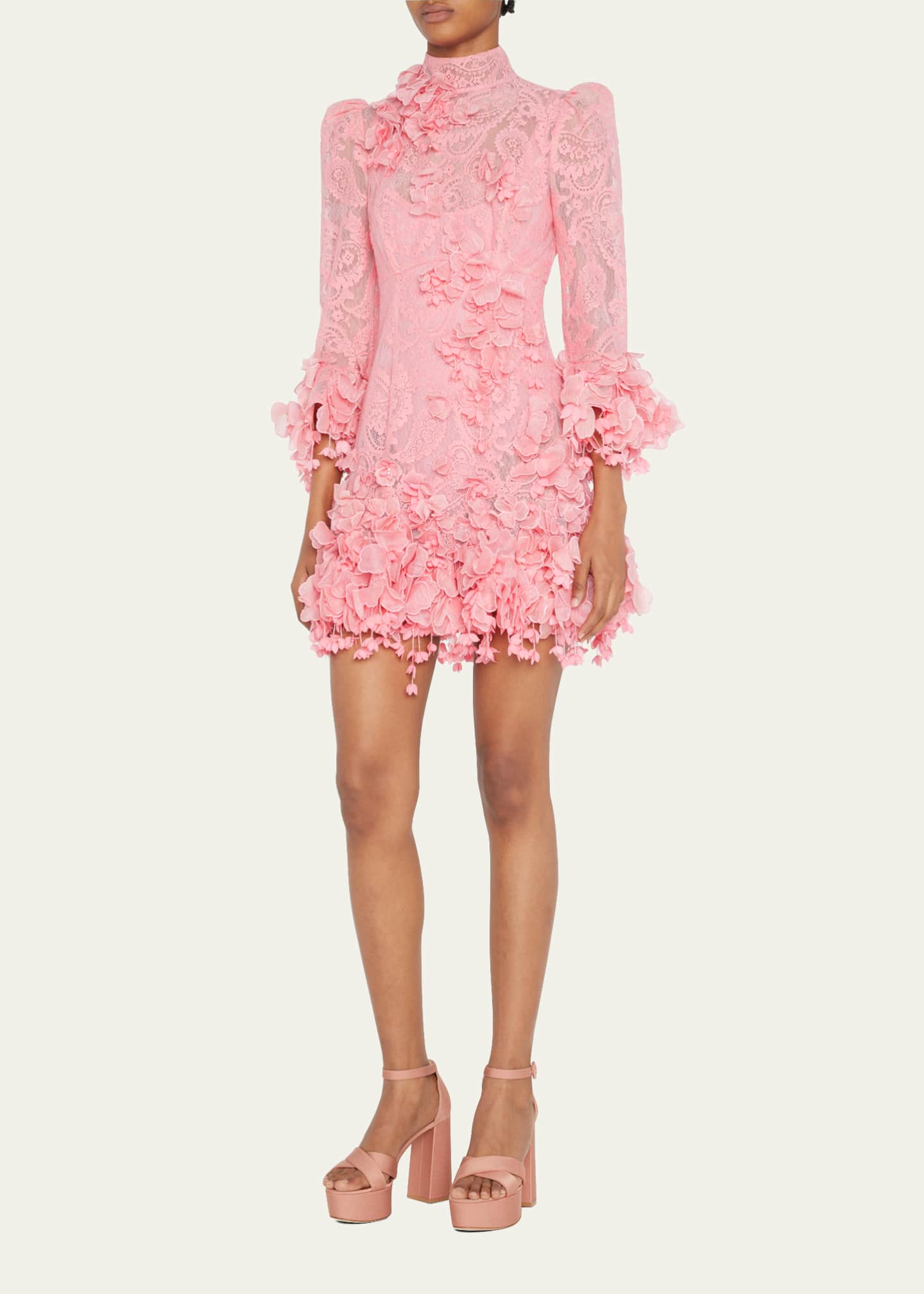 Zimmermann High Tide Lace Mini Dress - Bergdorf Goodman