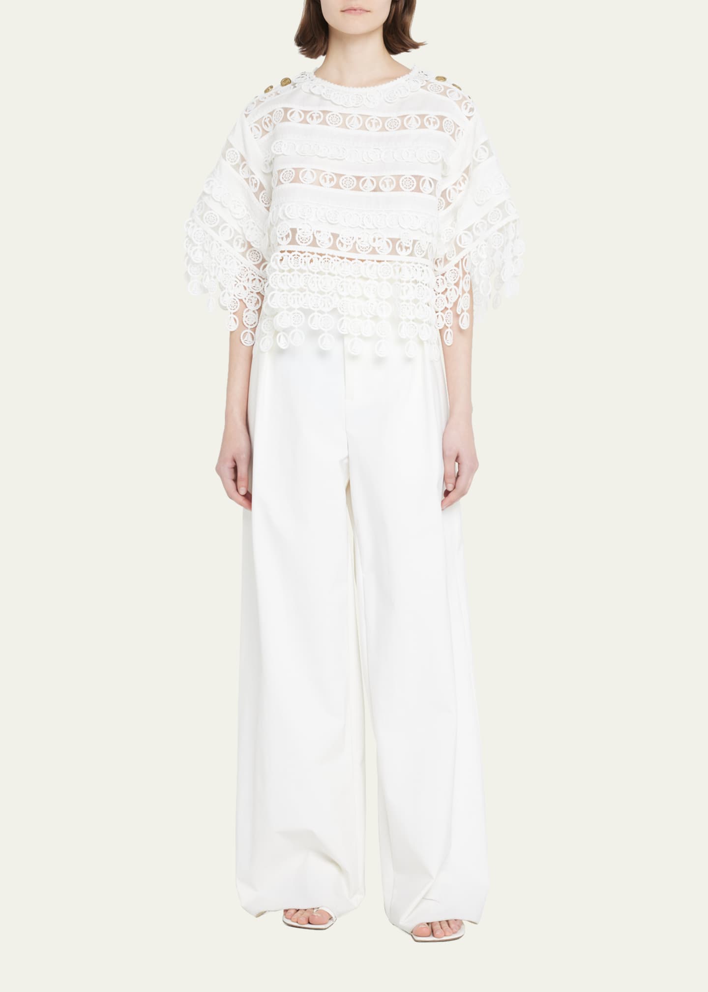 Zimmermann High Tide Nautical Crop Top - Bergdorf Goodman