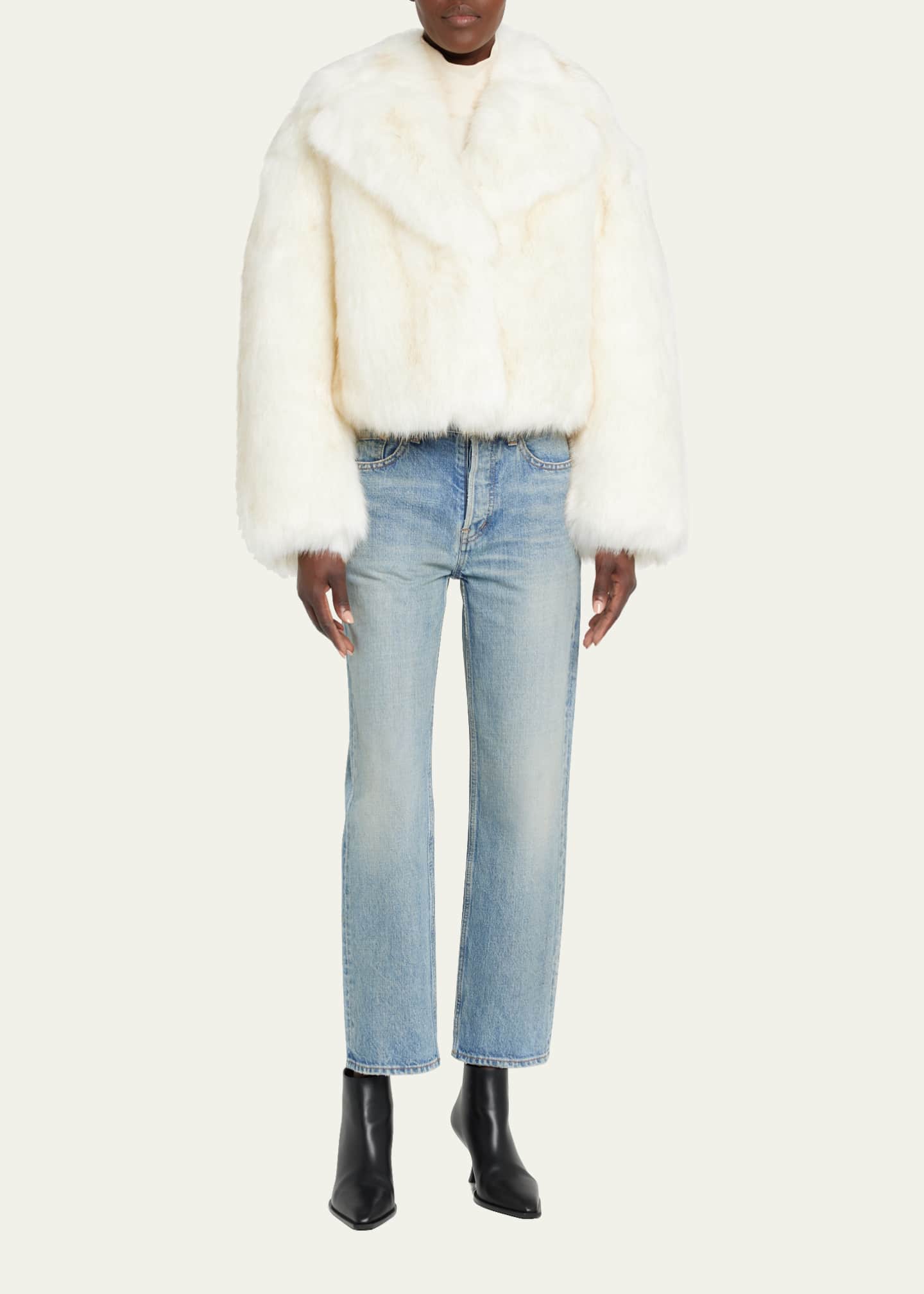 Stand Studio Samara Faux Fur Short Jacket - Bergdorf Goodman