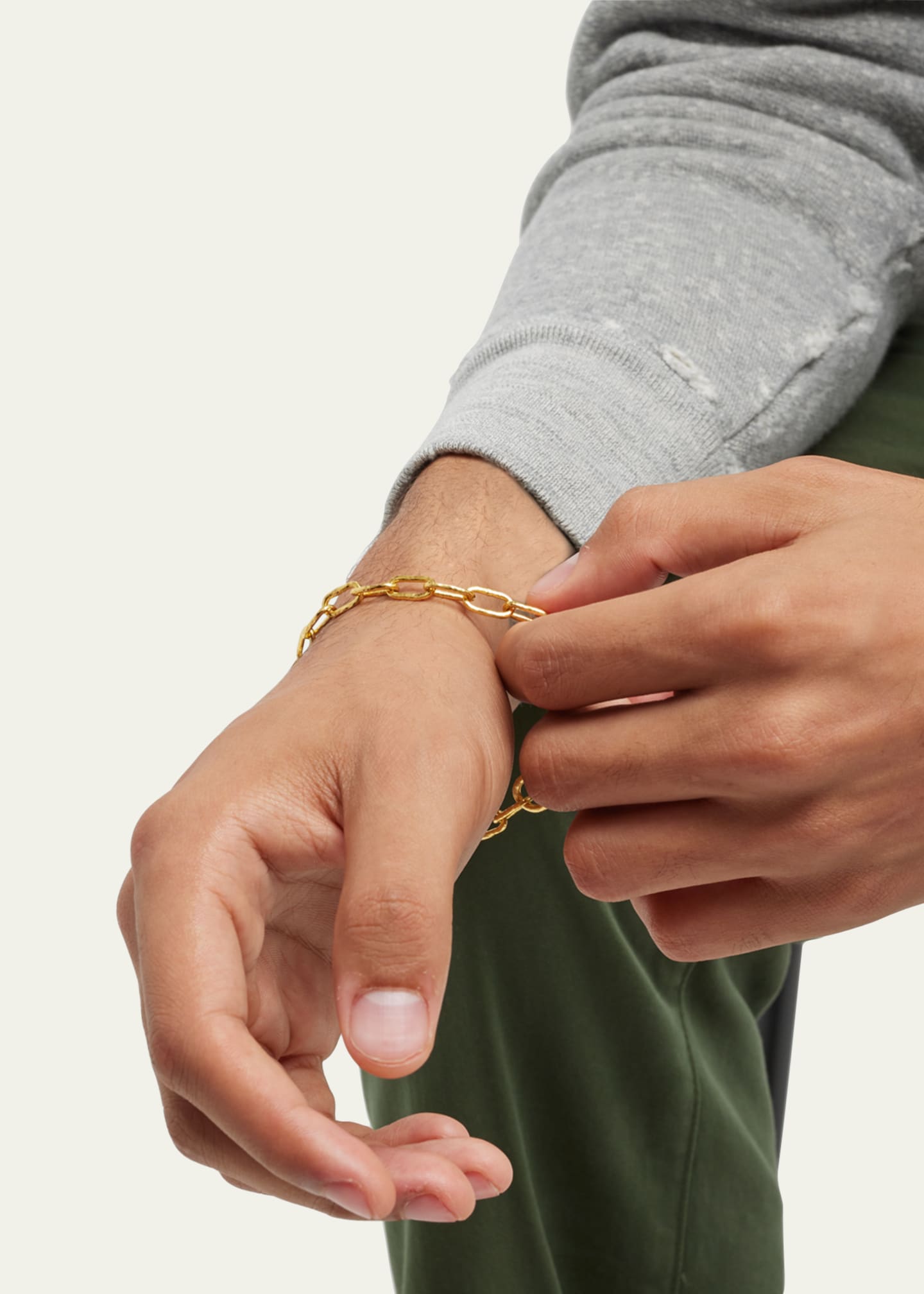 Gurhan Men's 24K Yellow Gold Chain Bracelet - Bergdorf Goodman