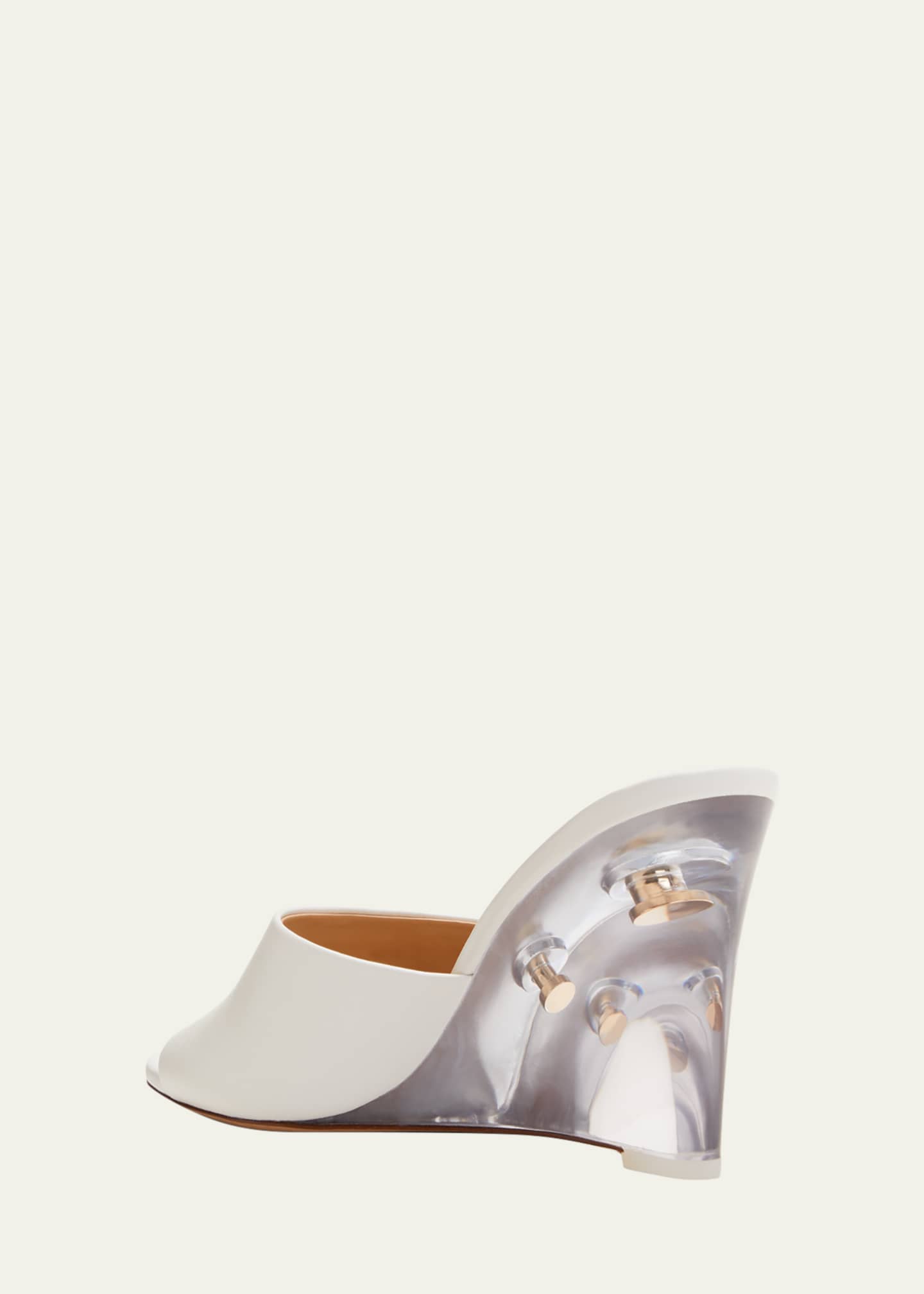 Veronica Beard Dali Lucite Wedge Sandals - Bergdorf Goodman