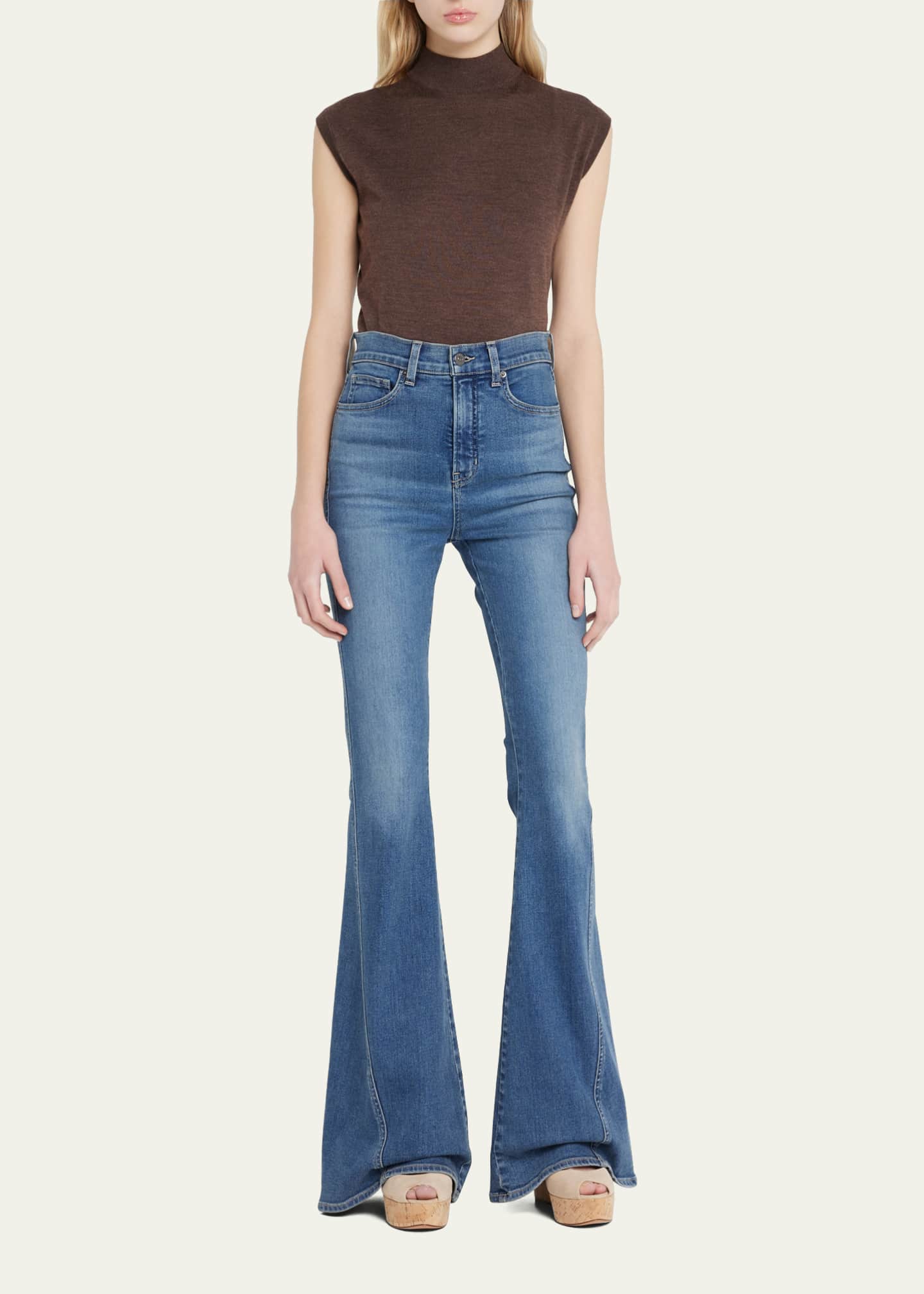 Veronica Beard Dali Suede Slingback Peep-Toe Wedge Sandals - Bergdorf ...