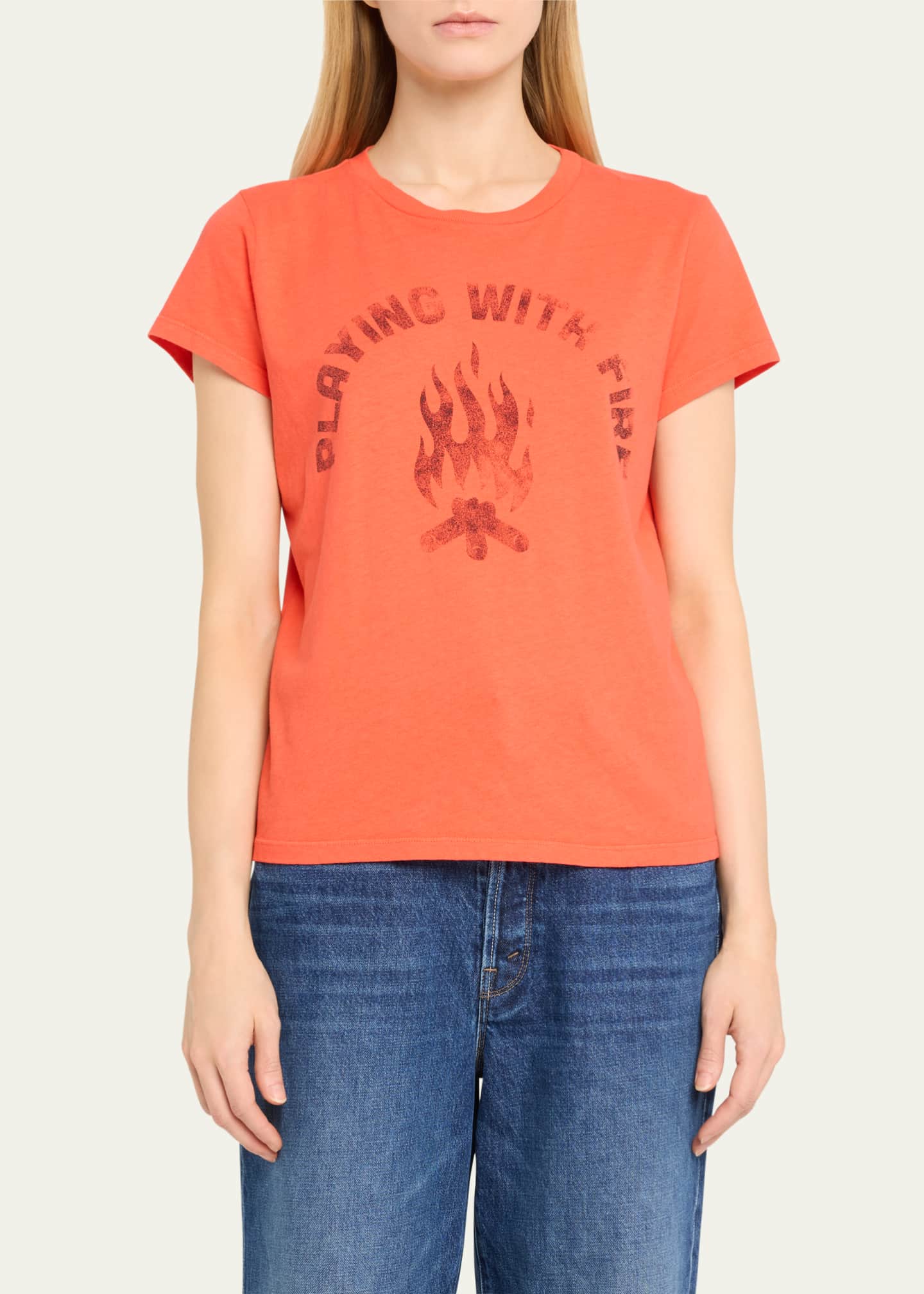 MOTHER The Boxy Goodie Goodie Crewneck Tee - Bergdorf Goodman