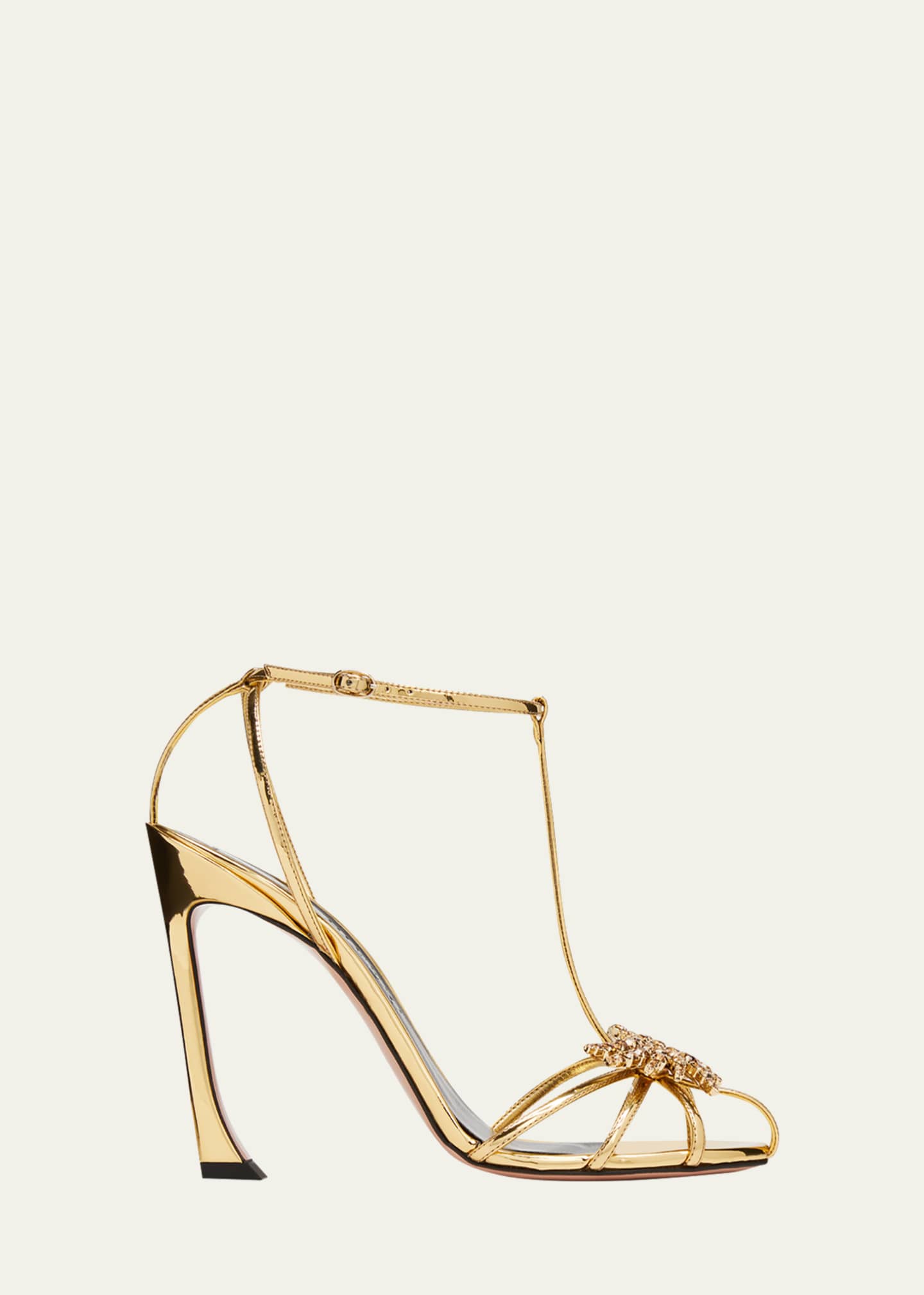 Piferi Maggio Crystal Vegan T-Strap Sandals - Bergdorf Goodman