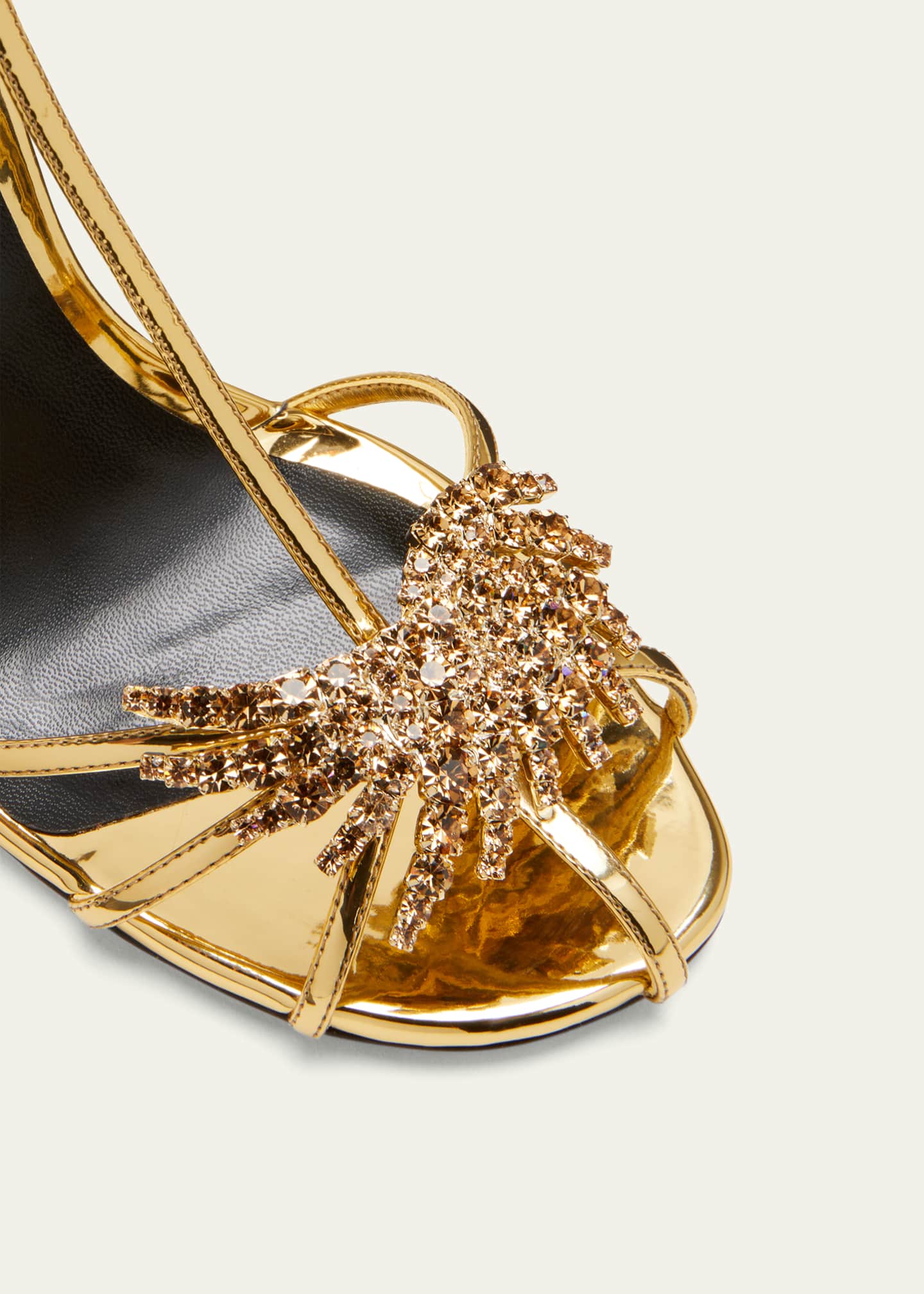 Piferi Maggio Crystal Vegan T-Strap Sandals - Bergdorf Goodman