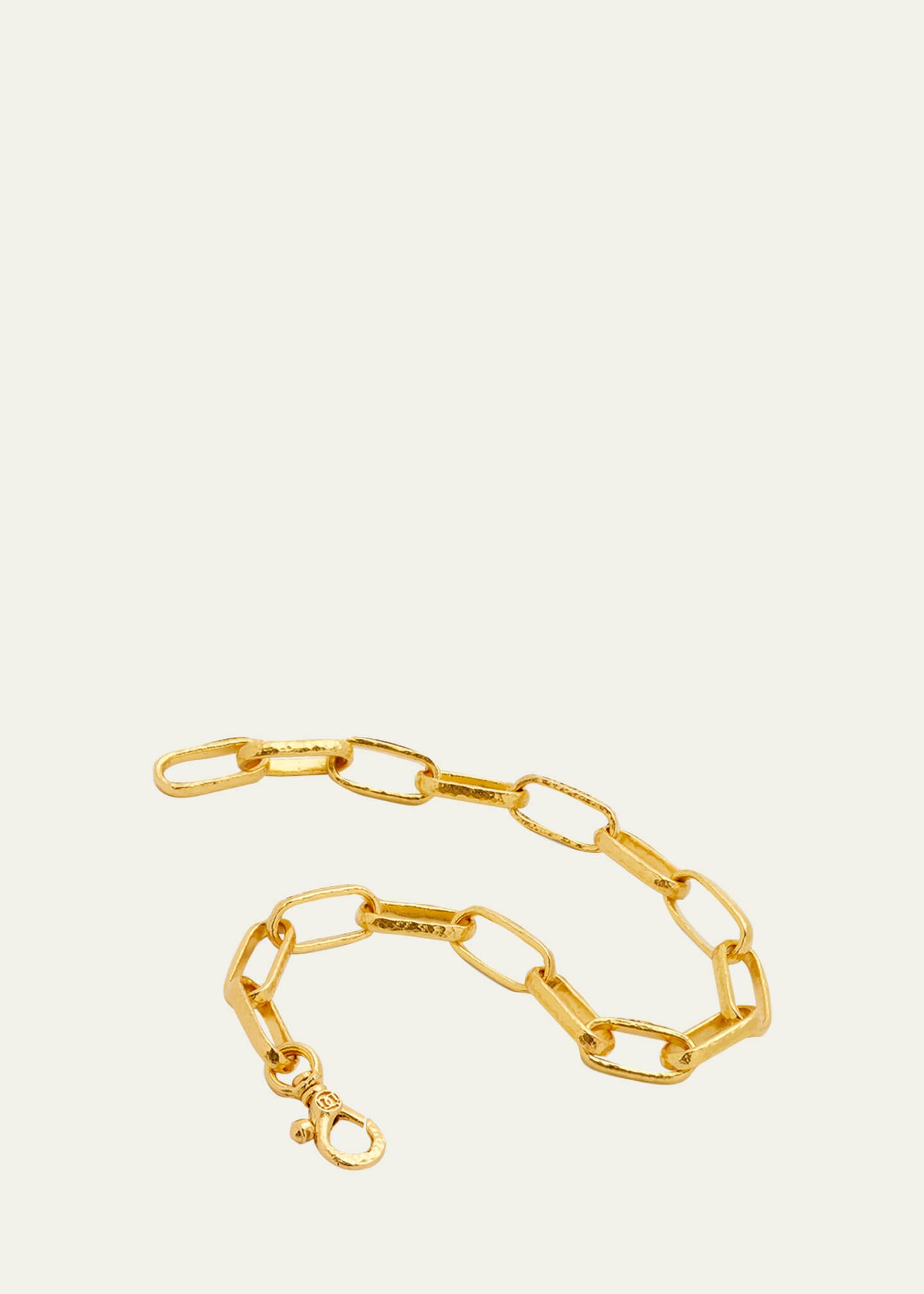 Gurhan Men's Hammered 24K Gold Cable Chain Bracelet - Bergdorf Goodman