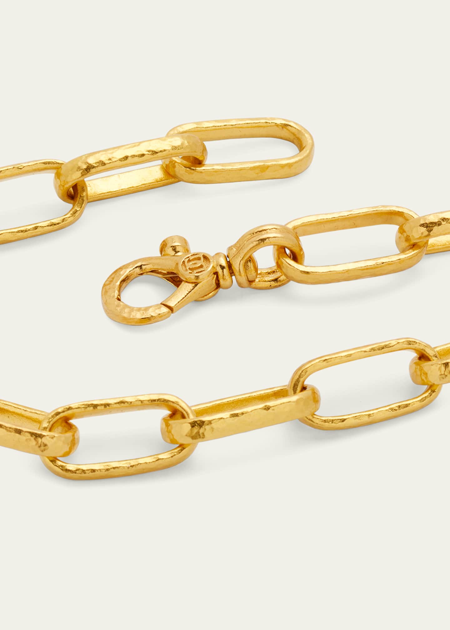 Gurhan Men's Hammered 24K Gold Cable Chain Bracelet - Bergdorf Goodman