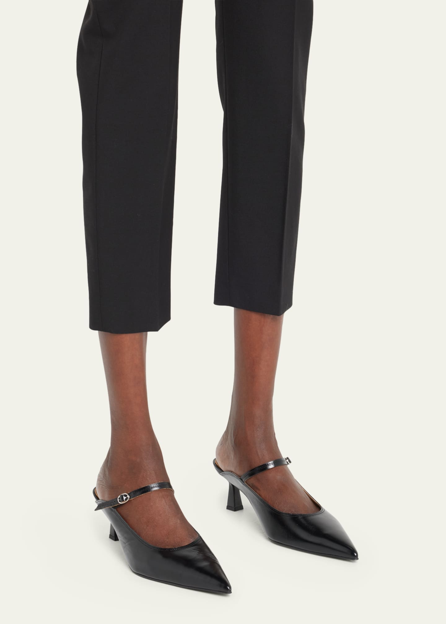 Reike Nen Calfskin Mary Jane Mules - Bergdorf Goodman